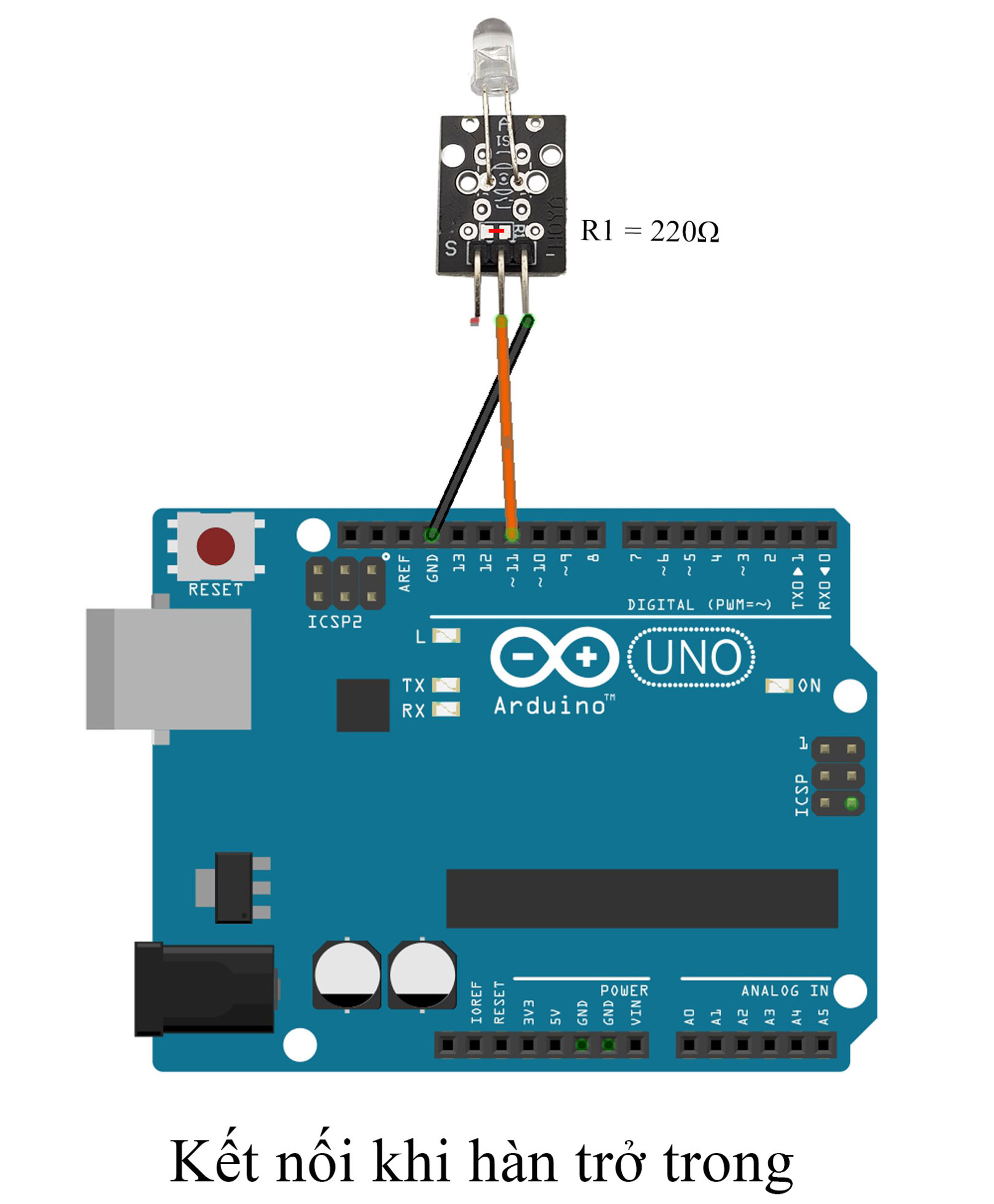 Module phát hồng ngoại KY-005 - Nshop