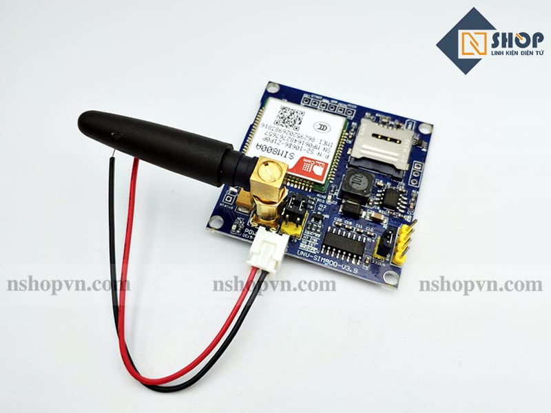 Mạch GSM GPRS Sim800A (SIM900A Update) - Nshop