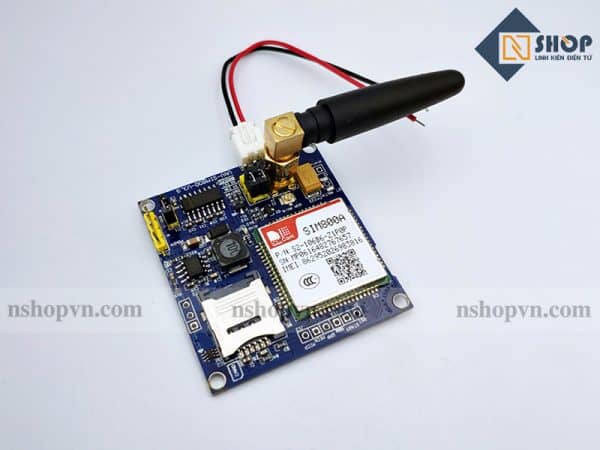 Mạch GSM GPRS Sim800A (SIM900A Update) - Nshop