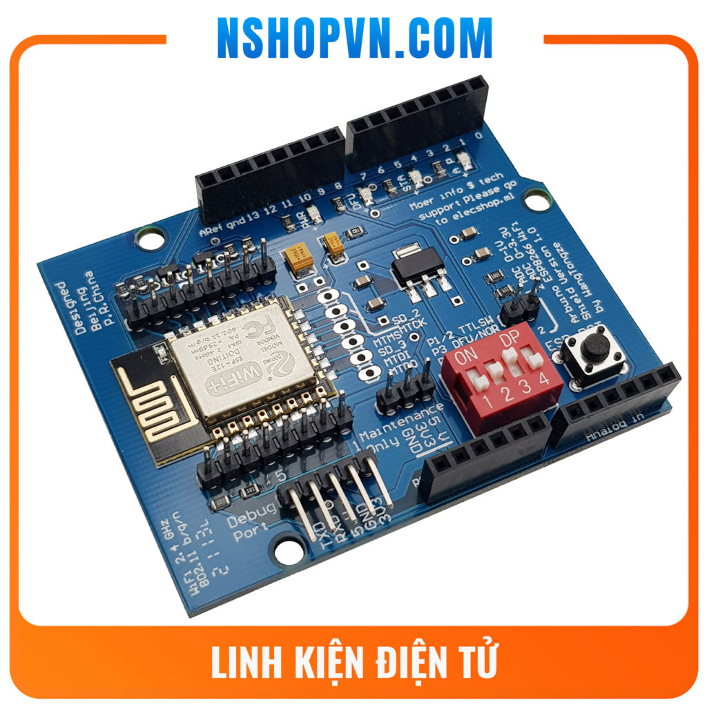 Arduino ESP8266 Wifi Shield - Nshop
