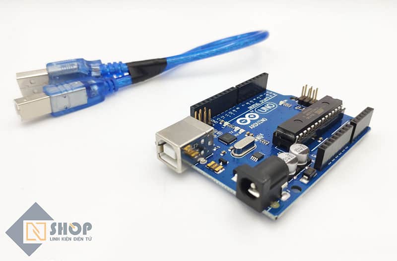 Arduino UNO R3 DIP (kèm cáp) - Nshop