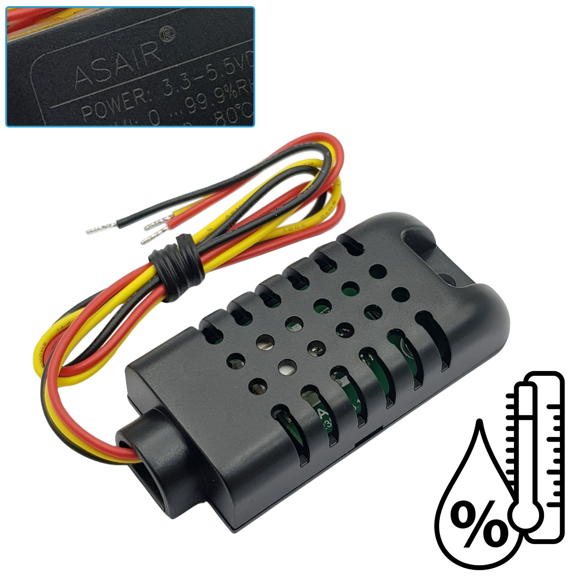 Cảm Biến Độ Ẩm, Nhiệt Độ DHT21 ASAIR - Nshop