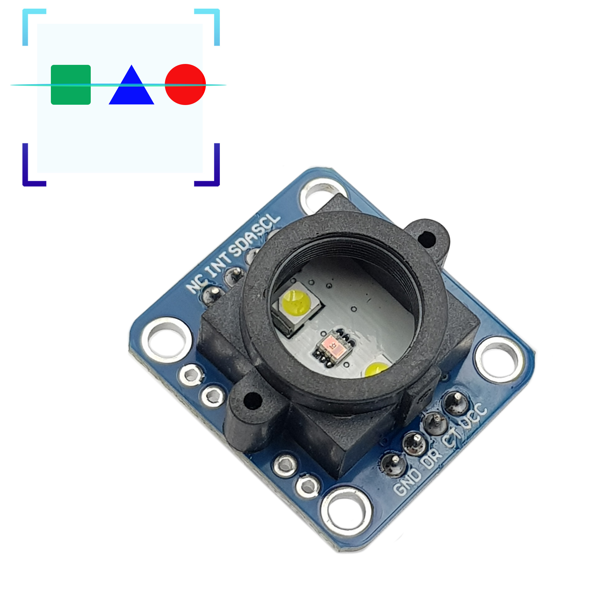 Cảm biến màu RGB TCS34725 giao tiếp I2C và UART - Nshop