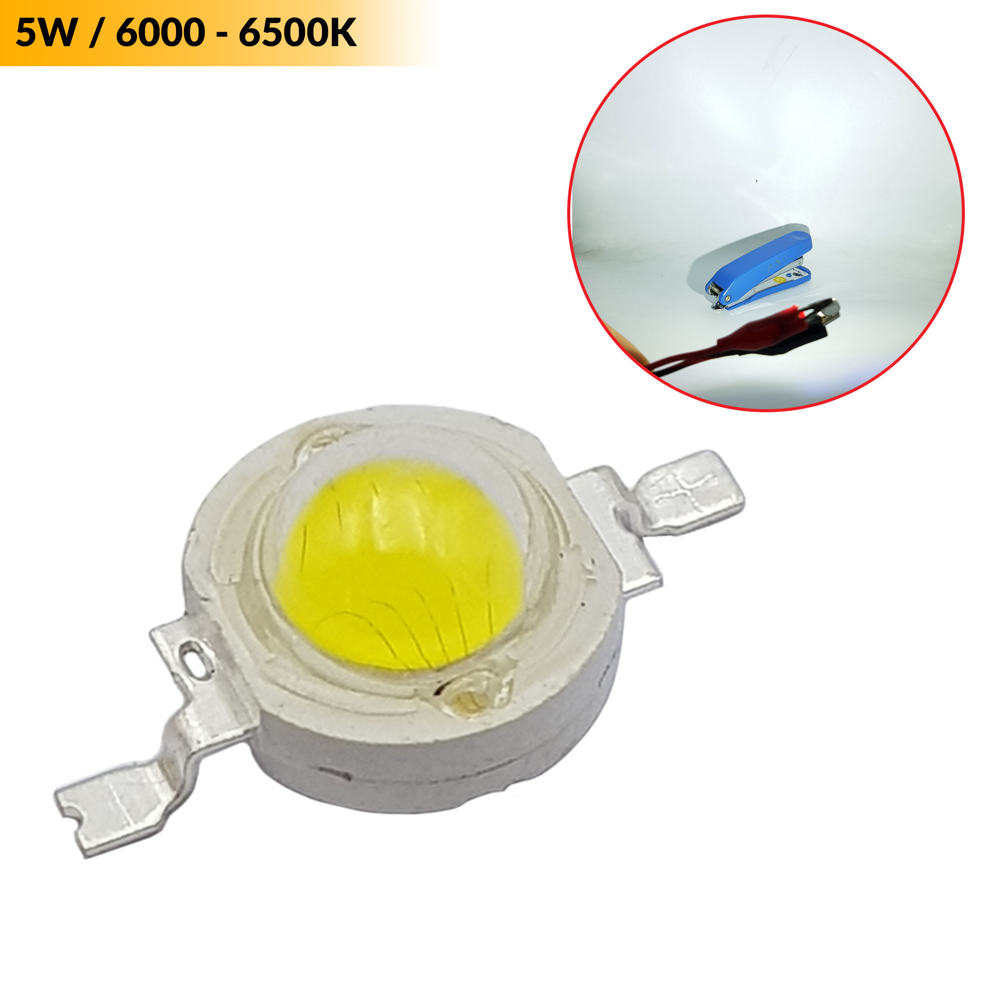 Chip led 5W trắng 6000-6500K - Nshop