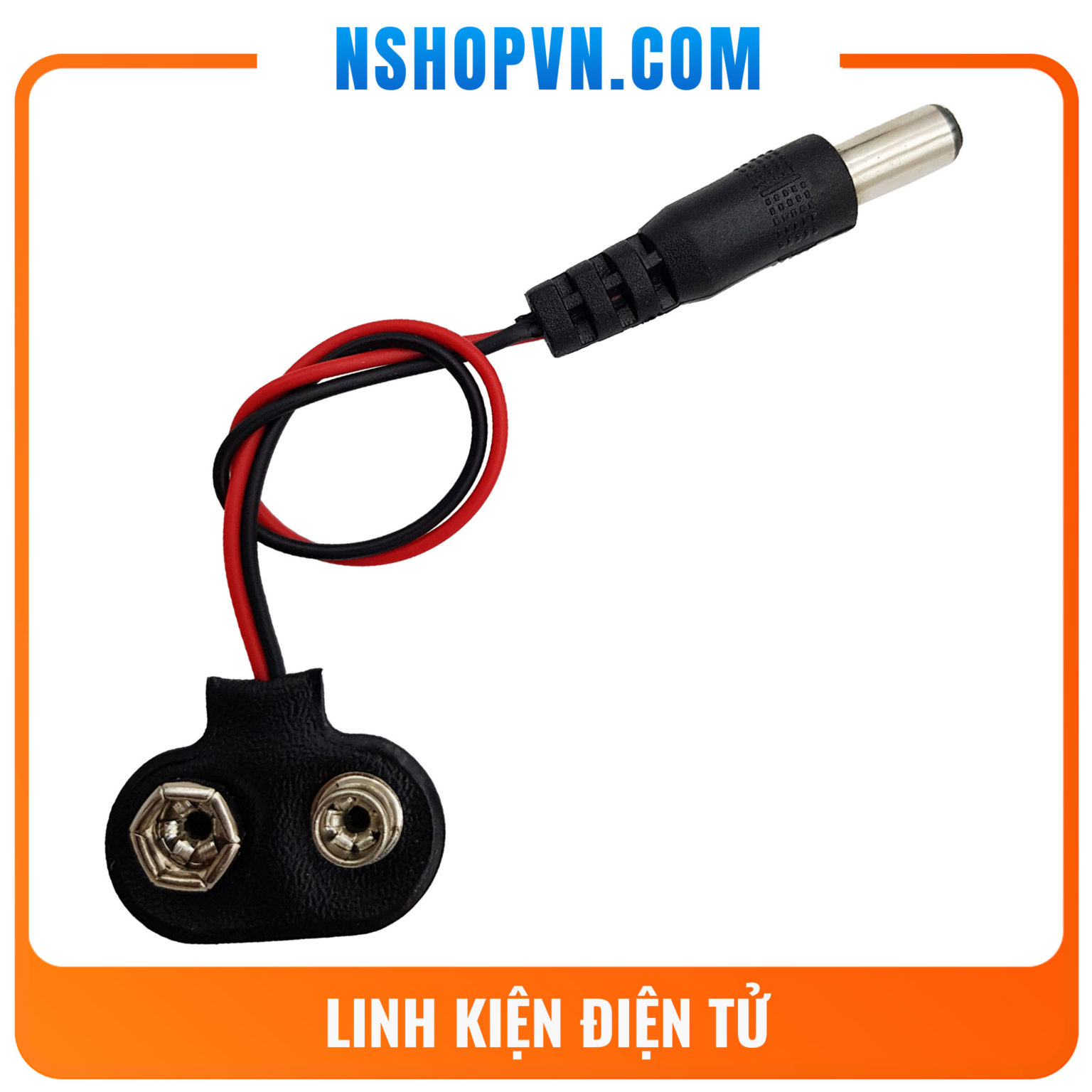 Jack pin 9V đầu ra DC - Nshop