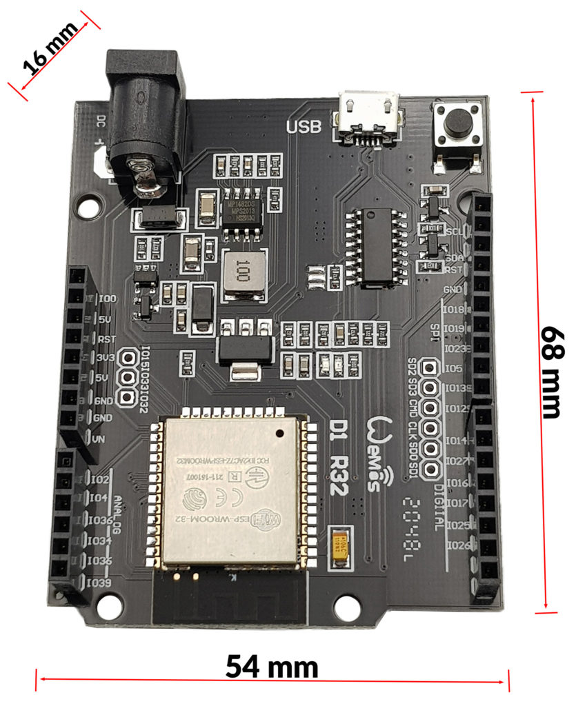 Arduino Wifi WeMos D1 R32 ESP32 BLE - Nshop Arduino Wifi WeMos D1 R32 ESP32 BLE - Nshop