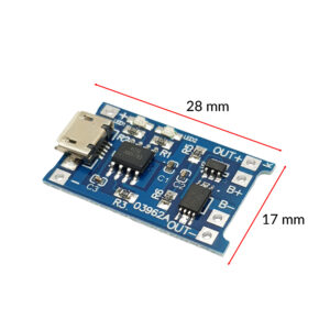 Mạch sạc pin TP4056 có IC bảo vệ - Nshop