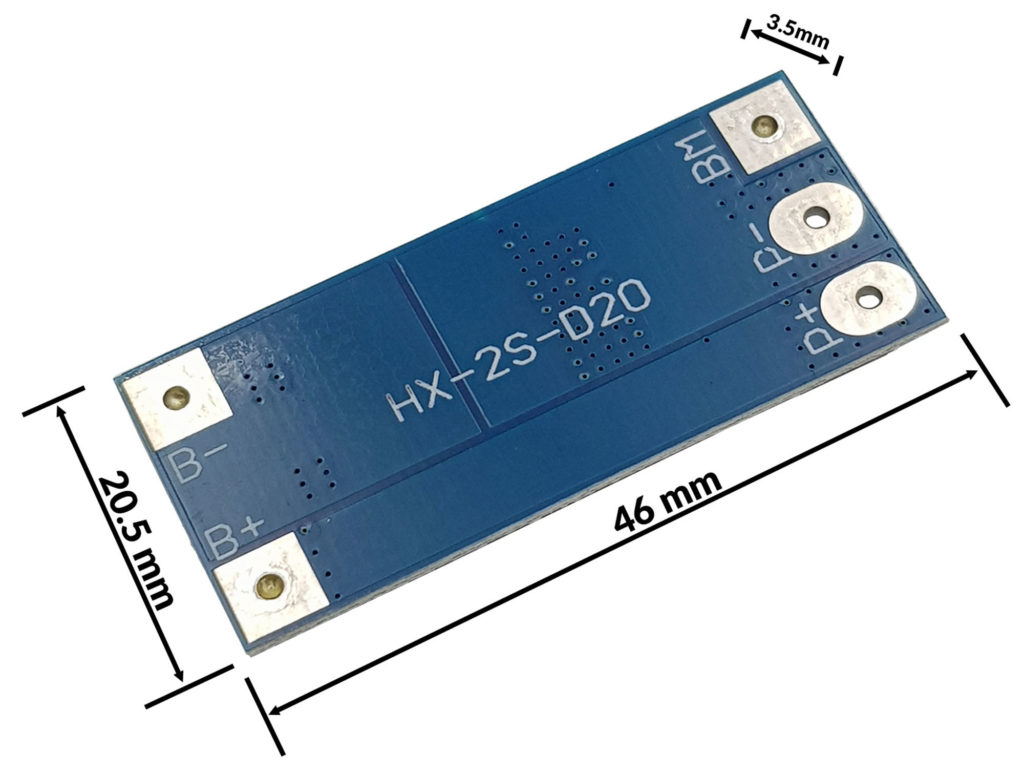 Mạch sạc và bảo vệ pin 2S 20A - Nshop