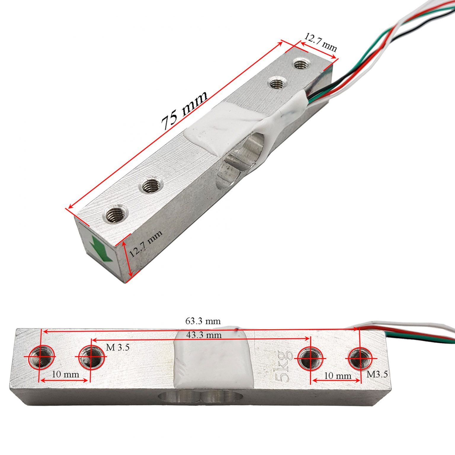Cảm Biến Loadcell 5kg - Nshop