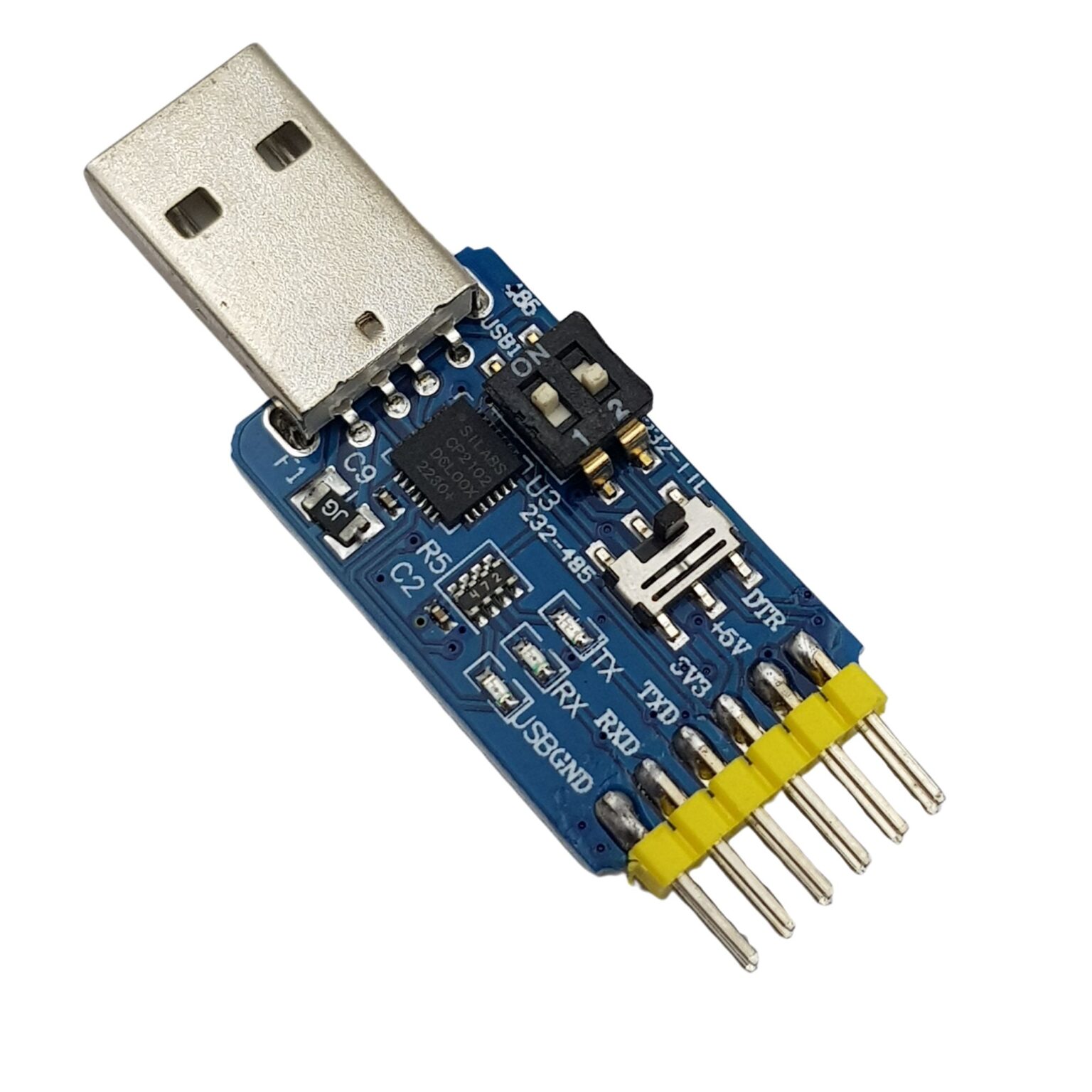 Mạch Chuyển Tín Hiệu 6 Chức Năng USB to TTL UART RS232 RS485 - Nshop