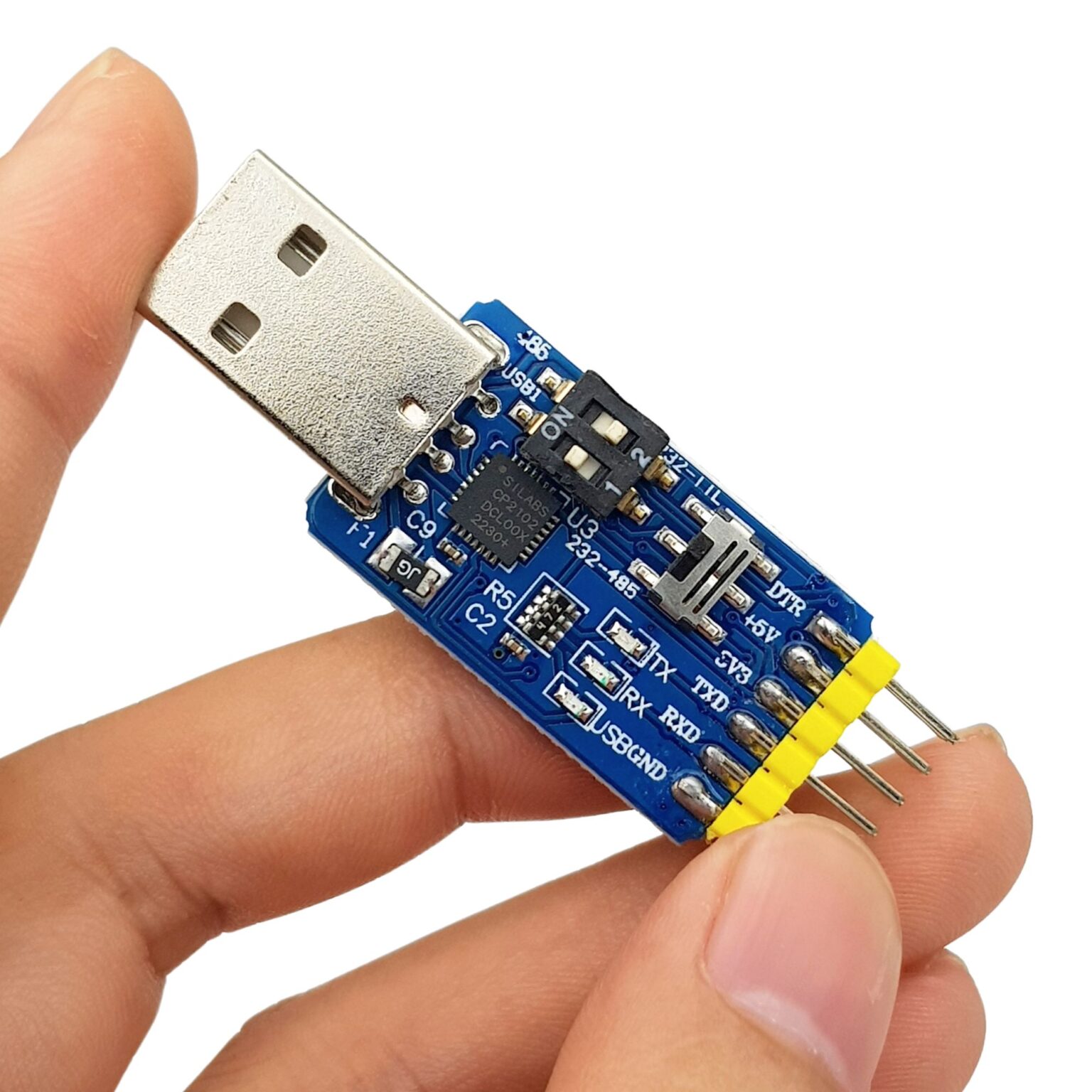 Mạch Chuyển Tín Hiệu 6 Chức Năng USB to TTL UART RS232 RS485 - Nshop