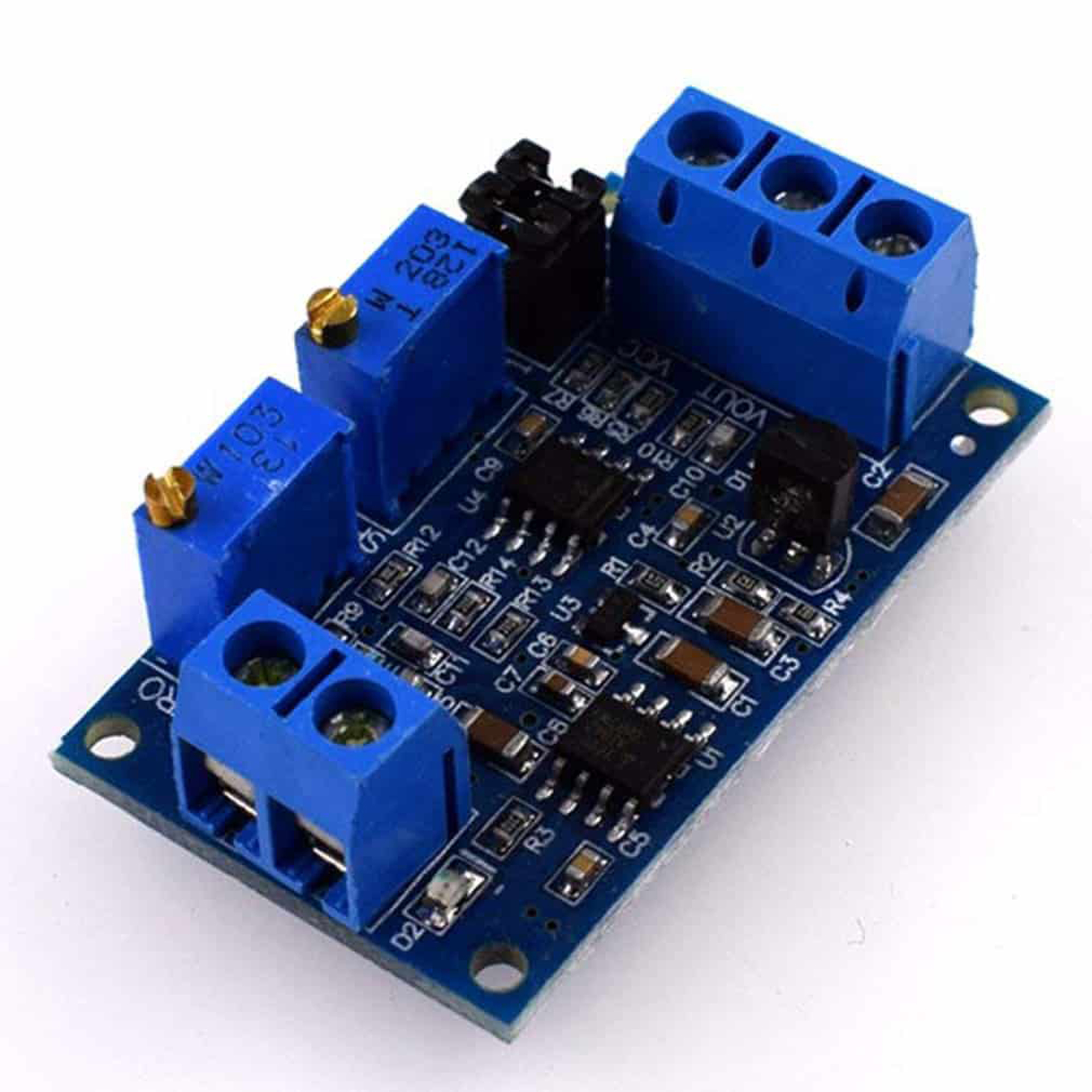 Mạch Chuyển Tín Hiệu Dòng Áp HW-685 (0/4-20mA to 0-3.3V/5V/10V) - Nshop