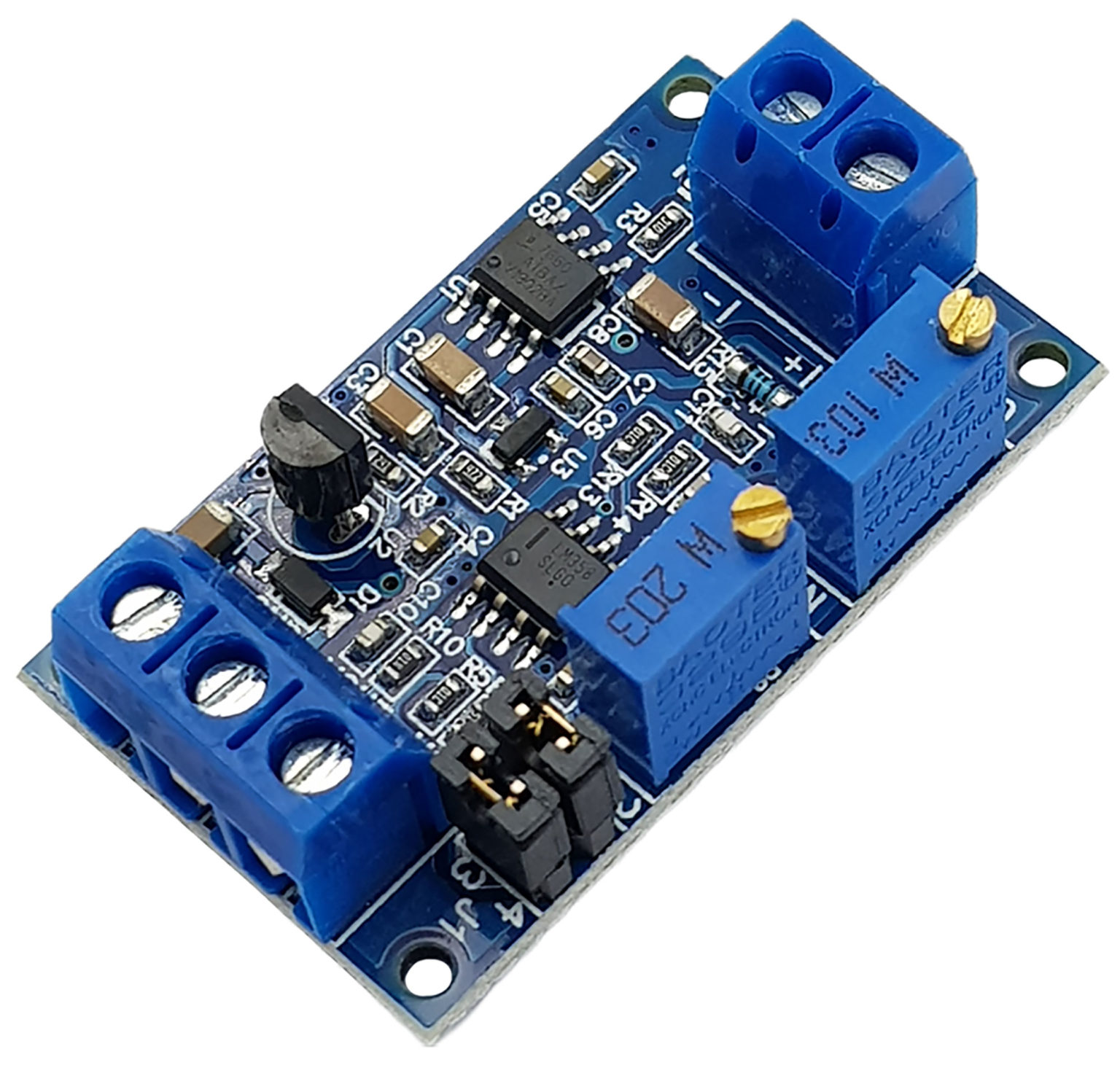 Mạch Chuyển Tín Hiệu Dòng Áp HW-685 (0/4-20mA to 0-3.3V/5V/10V) - Nshop