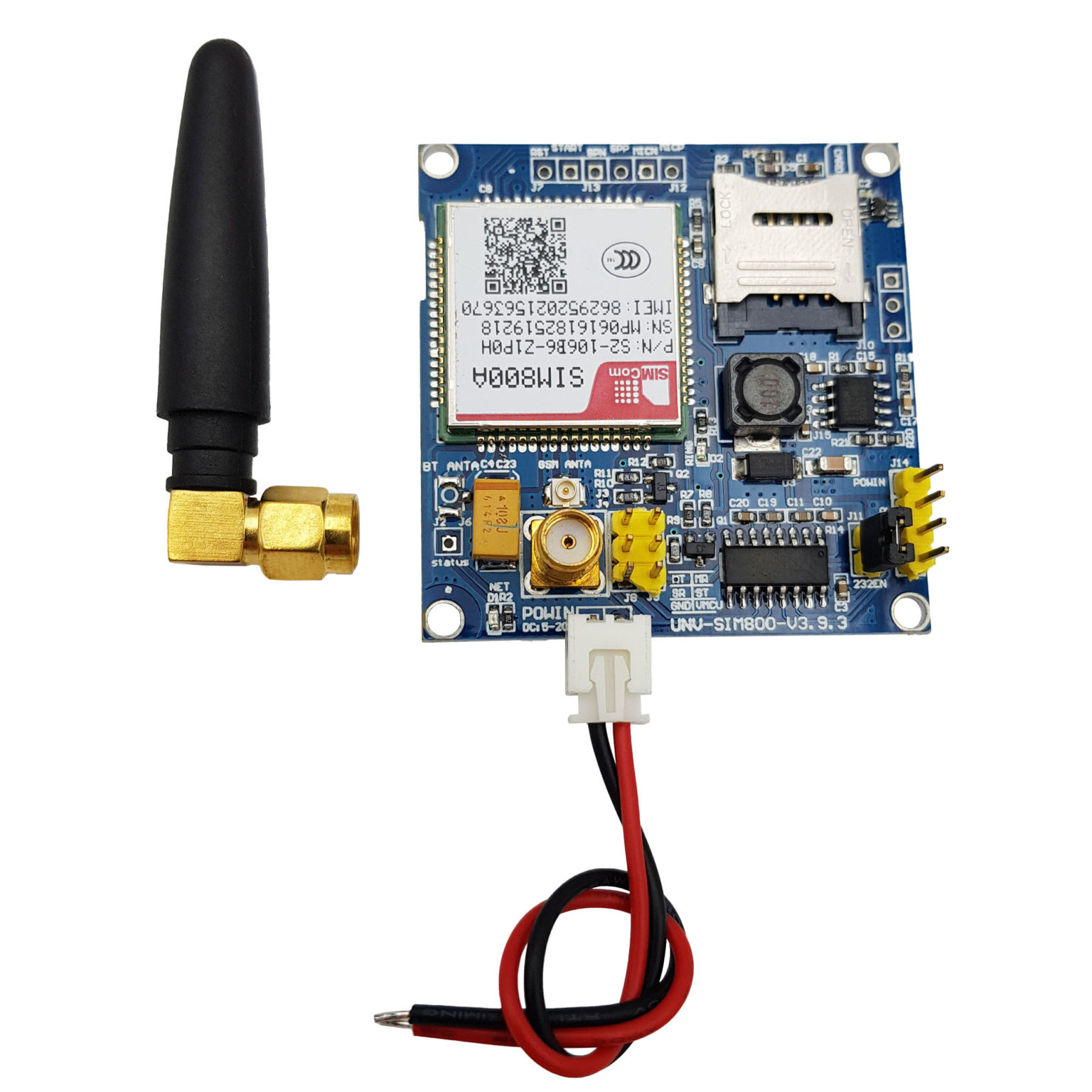 Mạch GSM GPRS Sim800A (SIM900A Update) - Nshop