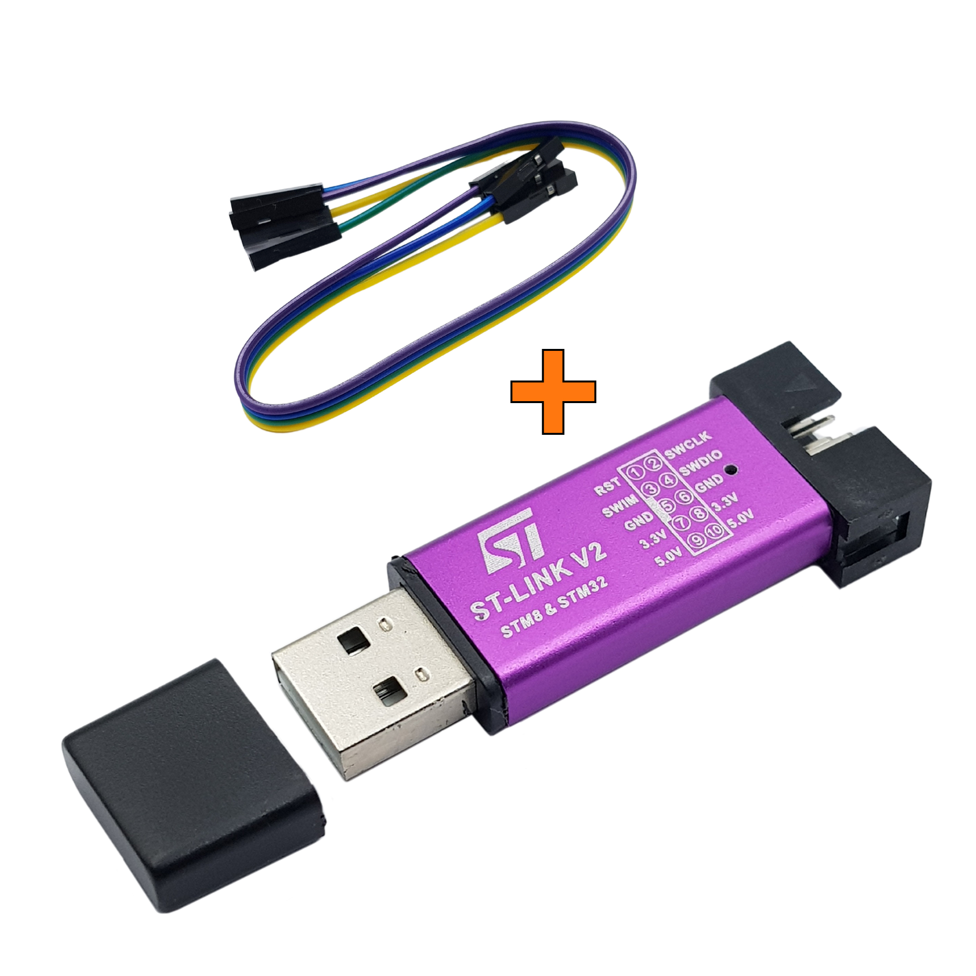 Mạch Nạp STM8 STM32 ST-Link V2 - Nshop