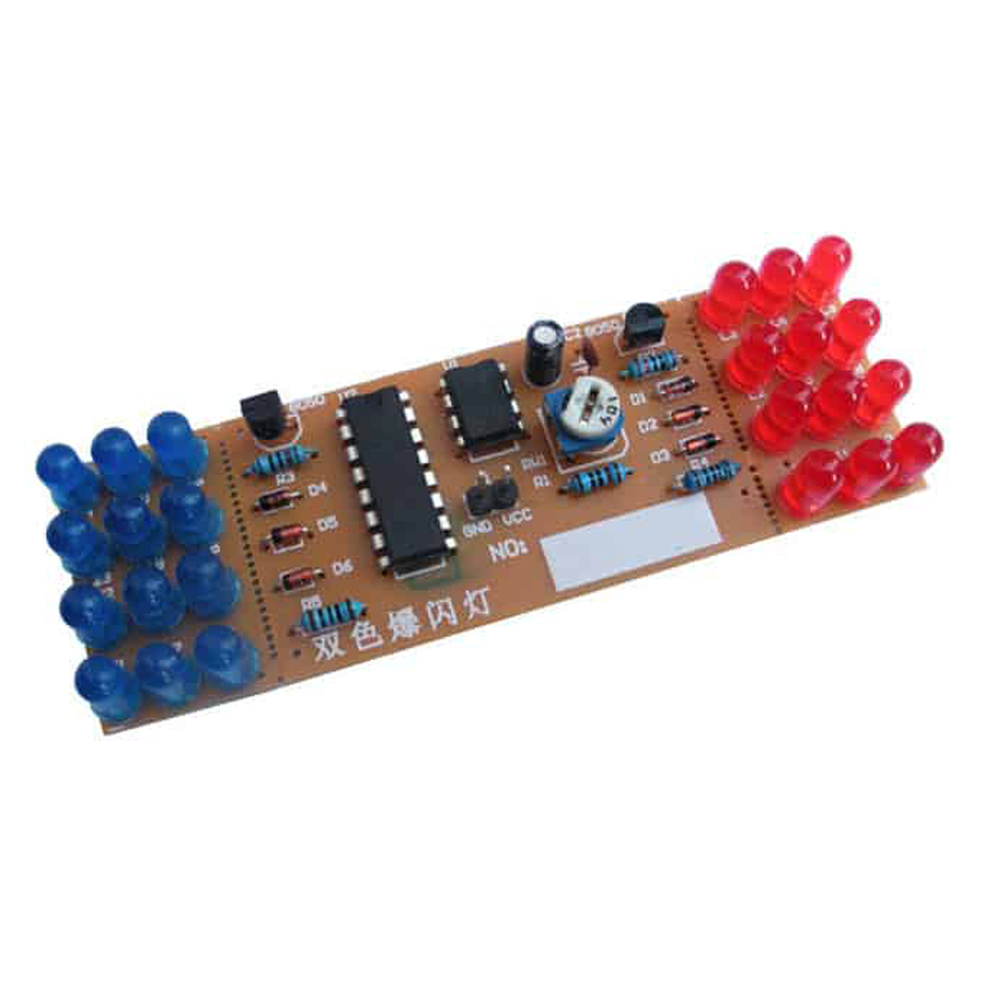 Mạch Nháy Led Police (Tự hàn linh kiện) - Nshop