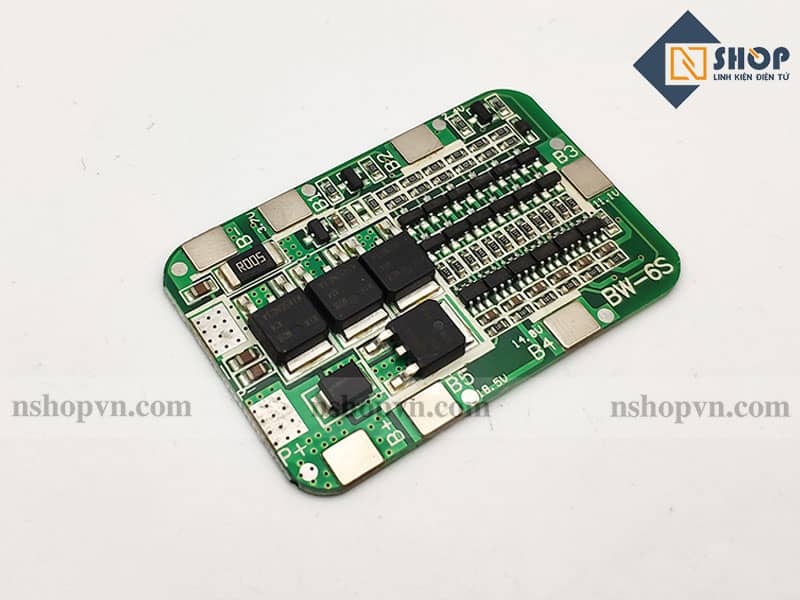 Mạch Sạc và Bảo Vệ Pin 6S 12A - Nshop