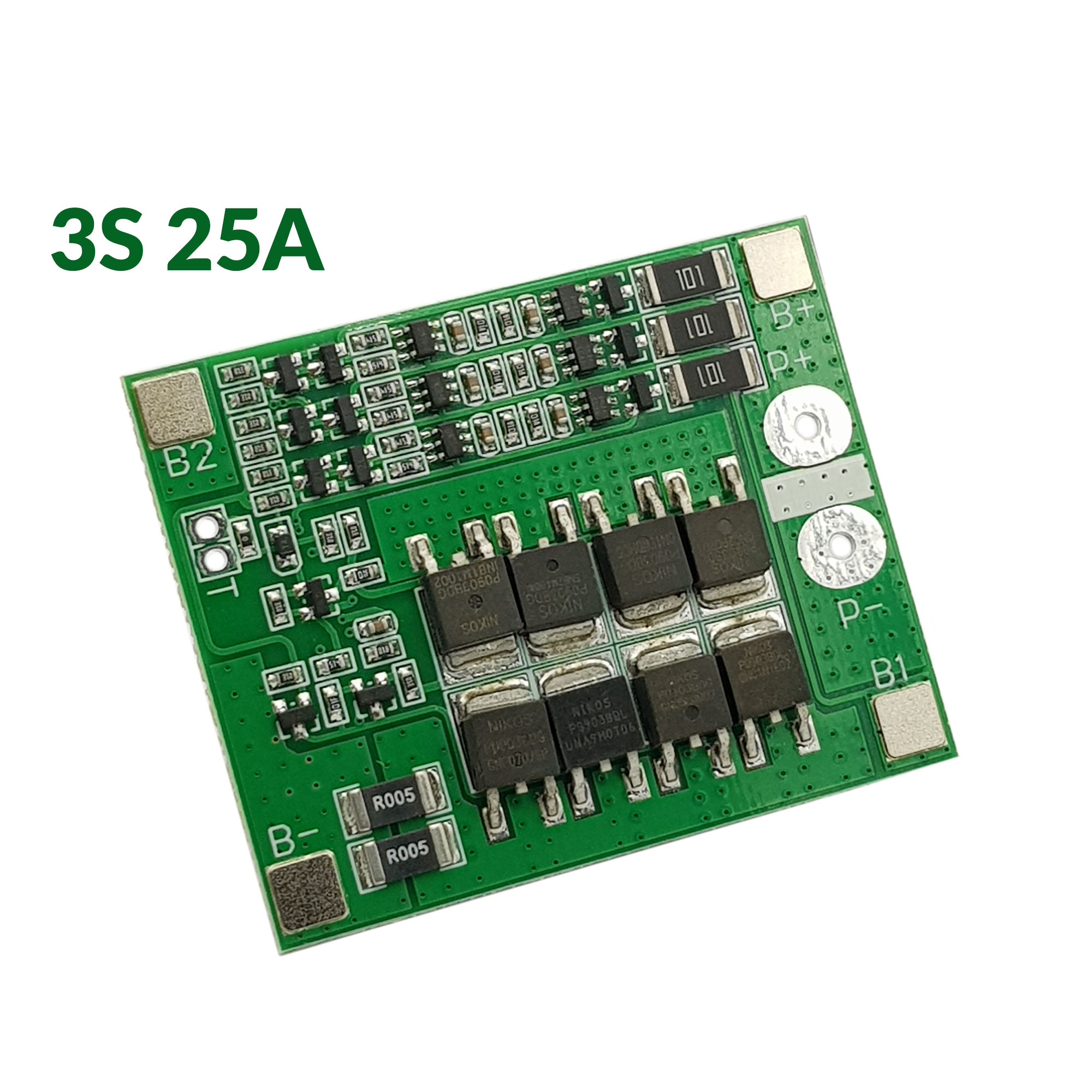 Mạch sạc xả và bảo vệ pin 3S 25A - Nshop