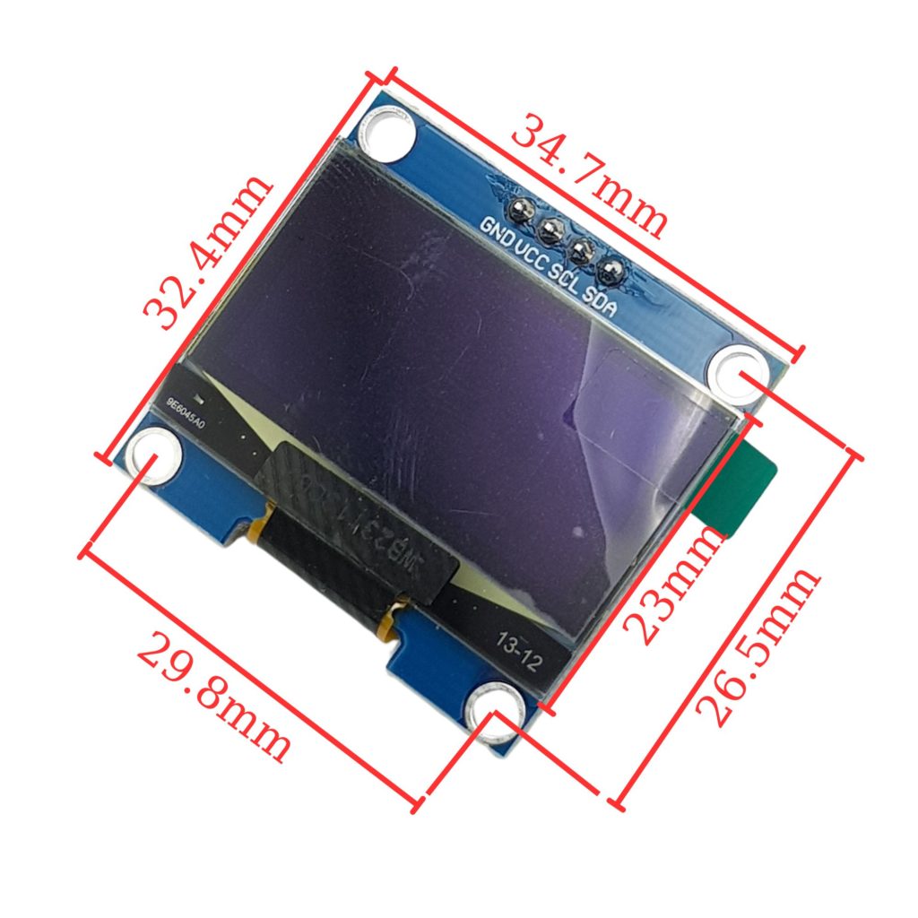 Màn Hình Oled 1.3 Inch Giao Tiếp I2C (blue) - Nshop