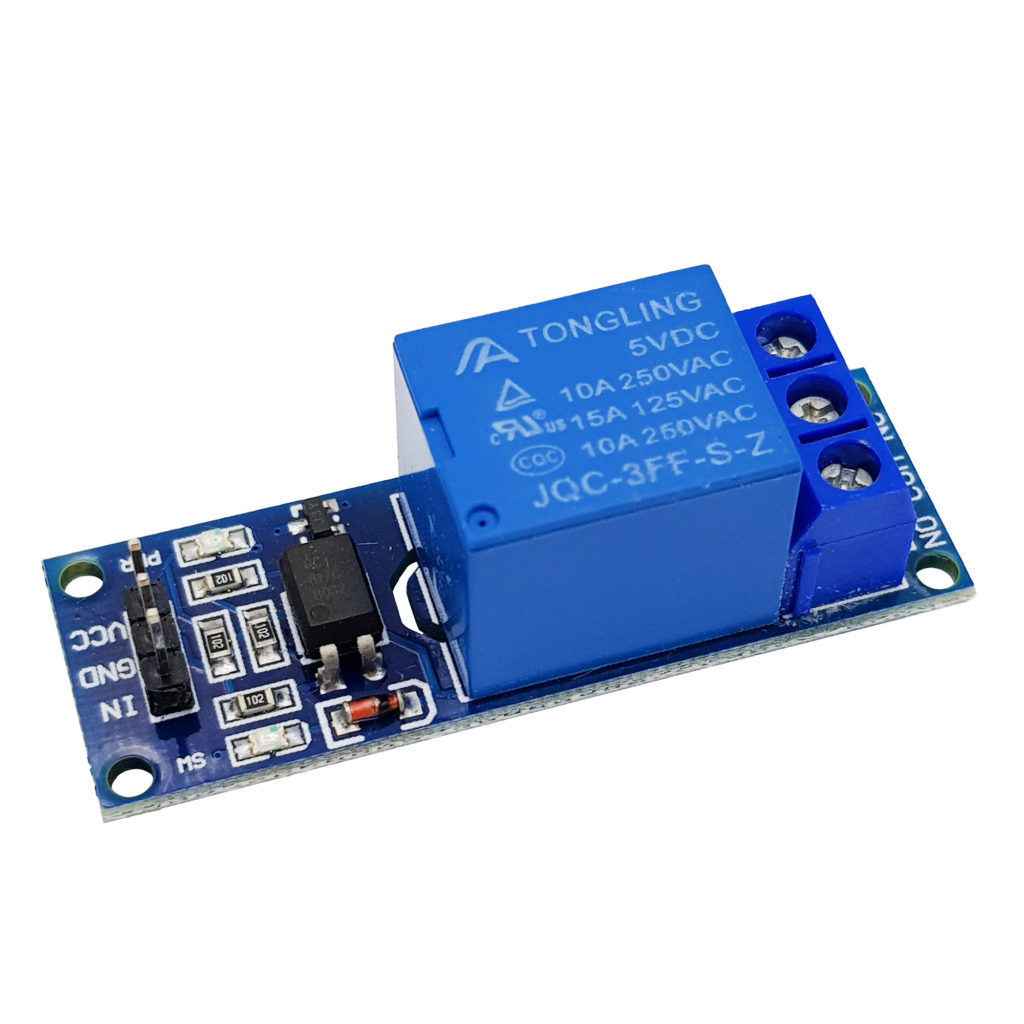 Module 1 relay với opto cách ly kích mức cao 5VDC - Nshop