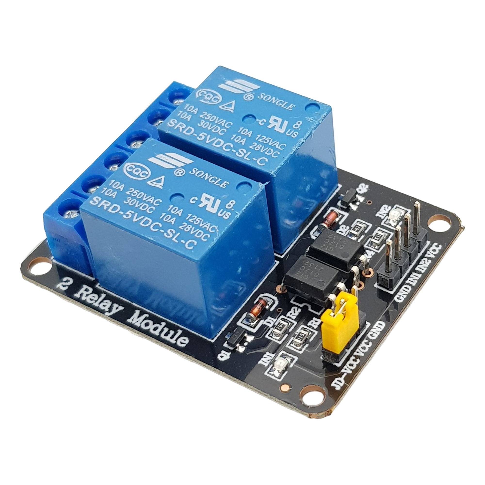 Module 2 Relay Với Opto Cách Ly (5VDC) - Nshop