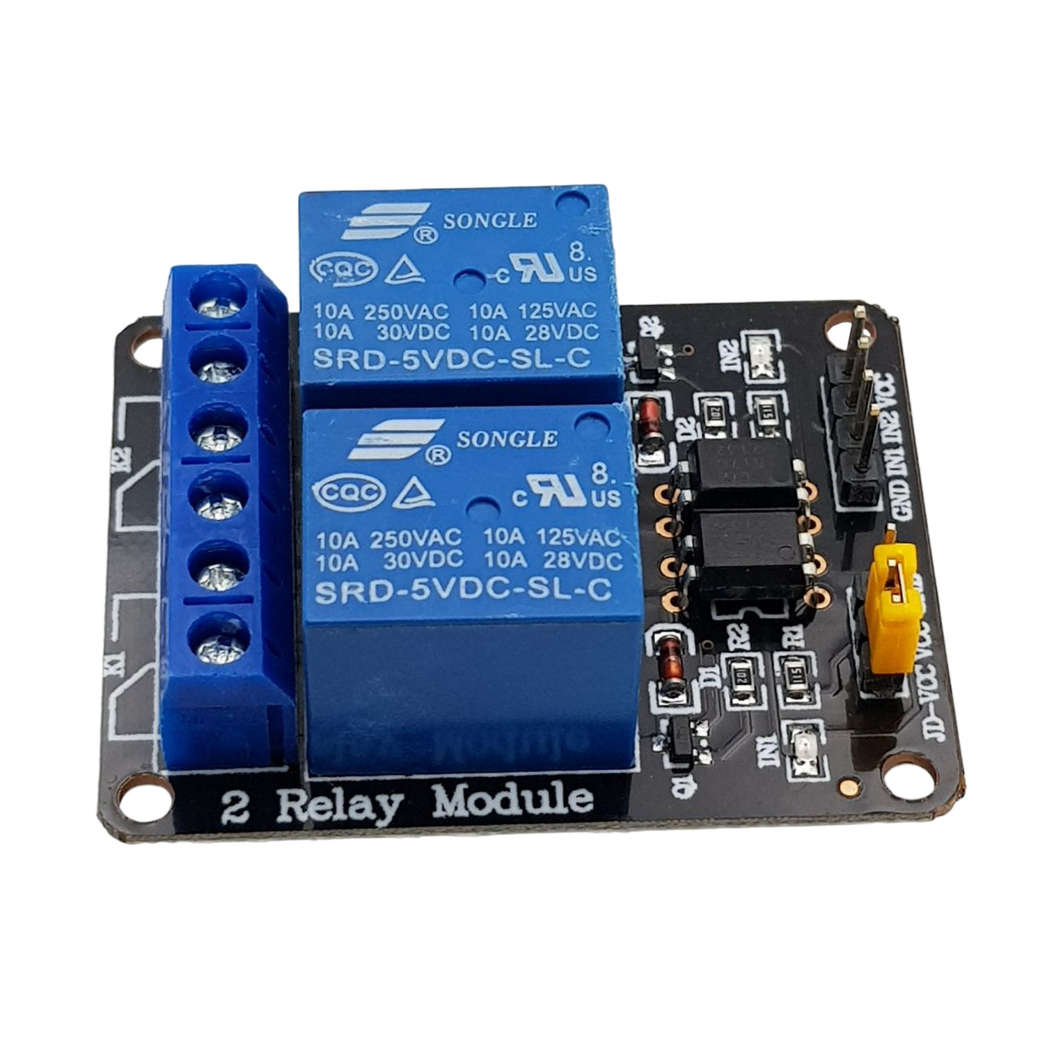 Module 2 Relay Với Opto Cách Ly (5VDC) - Nshop