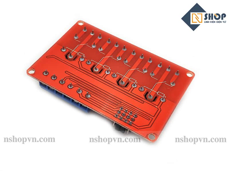 Module 4 Relay Kích H/L 12VDC - Nshop