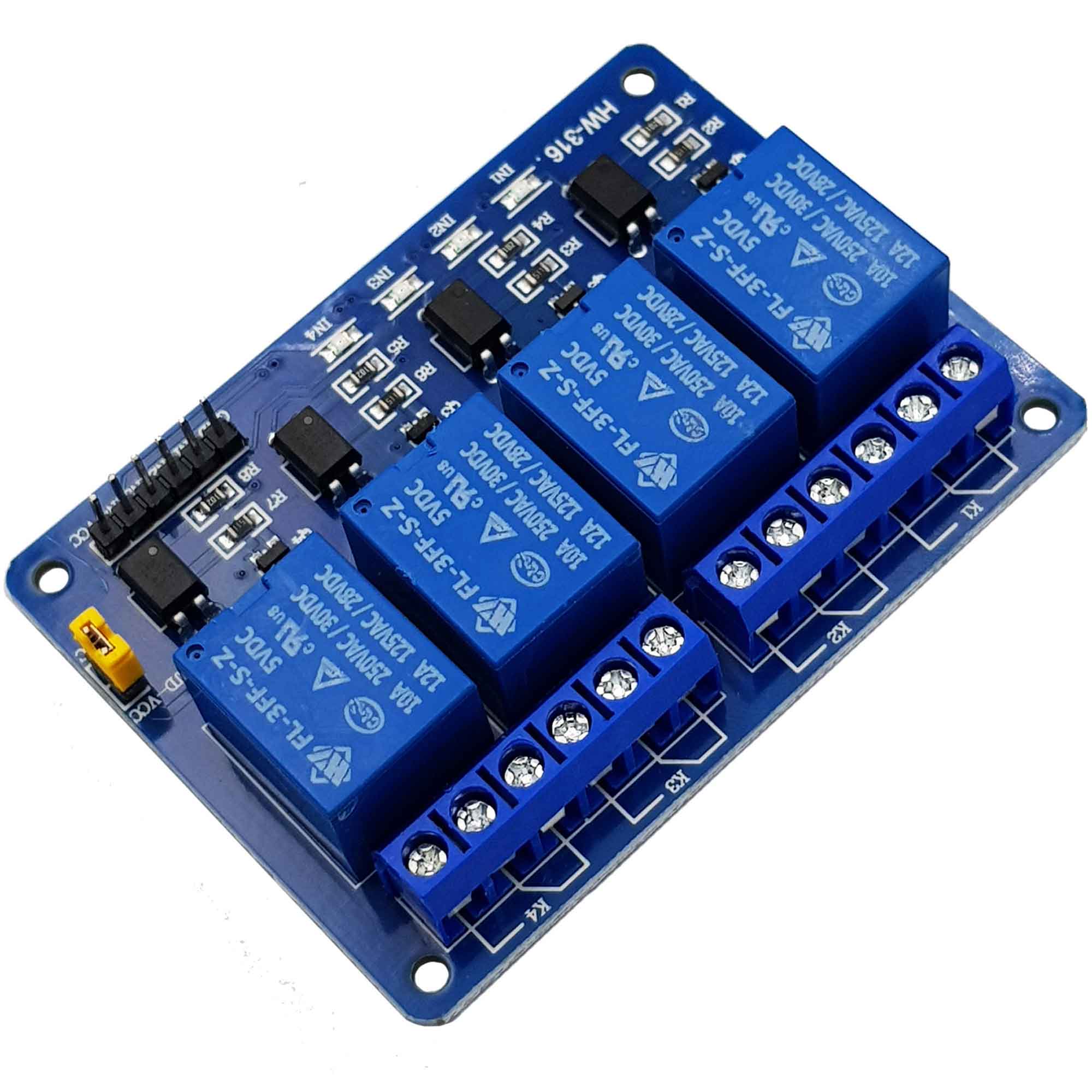 Module 4 Relay Với Opto Cách Ly (5VDC) - Nshop
