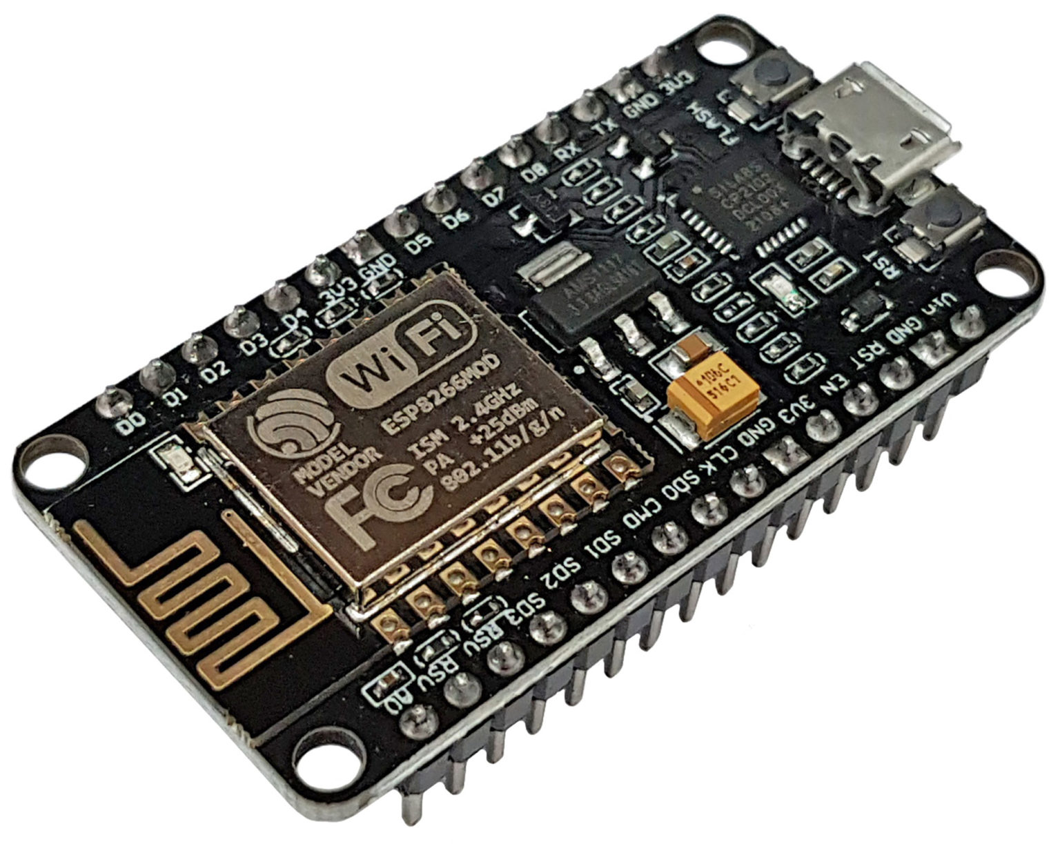Module thu phát Wifi ESP8266 NodeMCU Lua CP2102 - Nshop