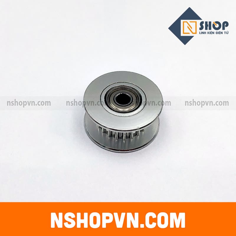 Puly GT2 20 răng trục 3mm đk răng 11.96 - Nshop