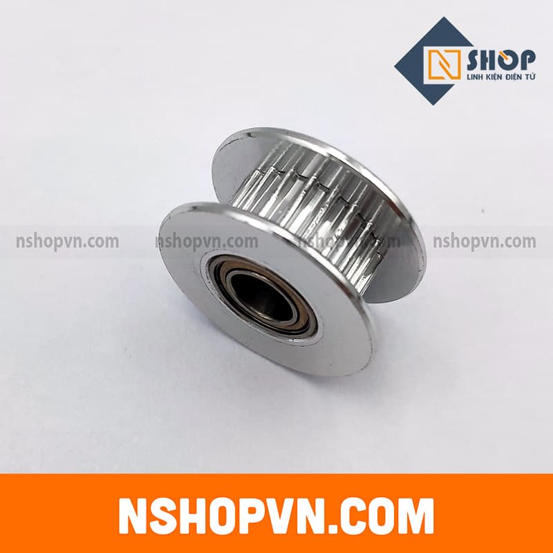 Puly GT2 20 răng trục 5mm đk răng 11.96 - Nshop