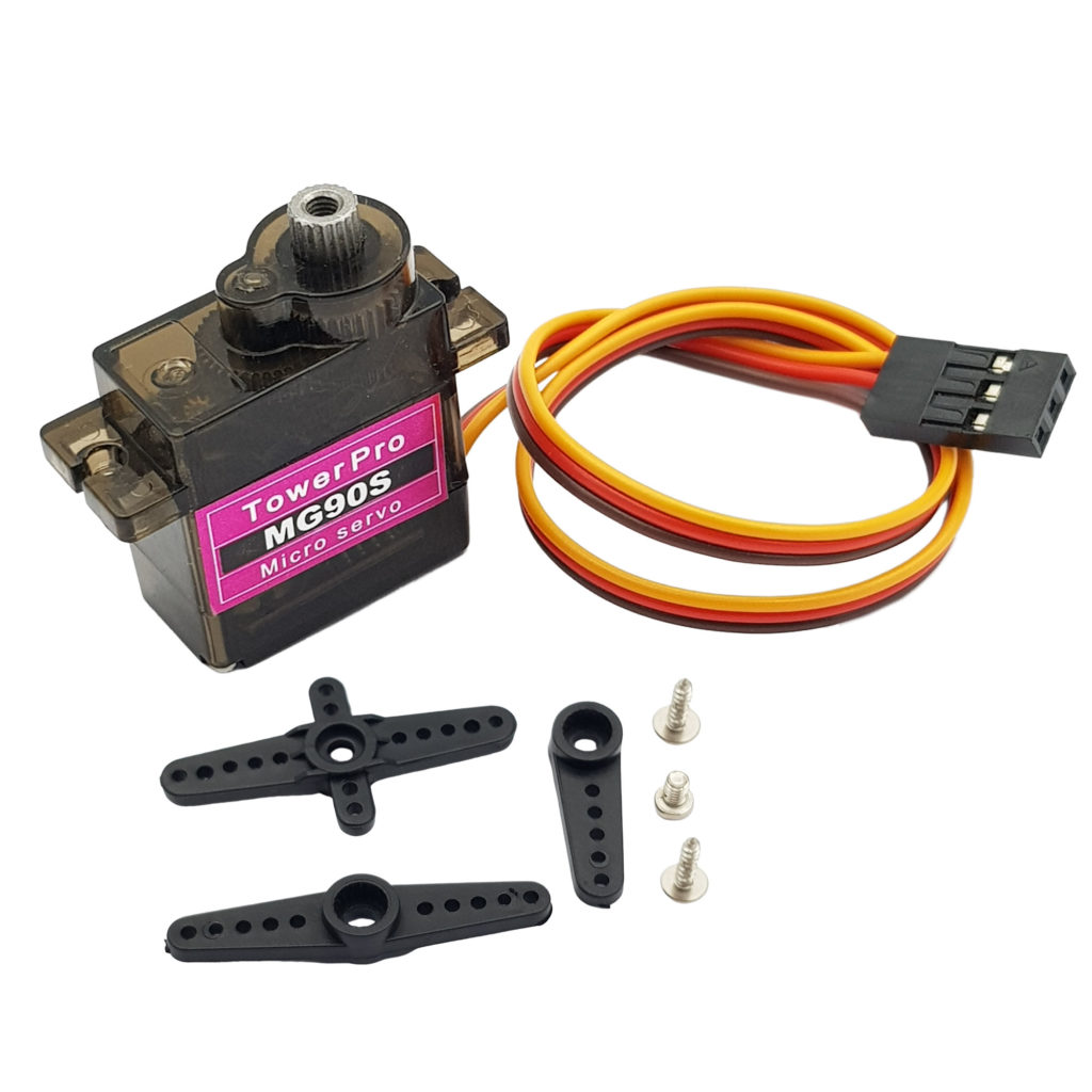 Servo MG90S (Bánh răng kim loại) 360 độ - Nshop