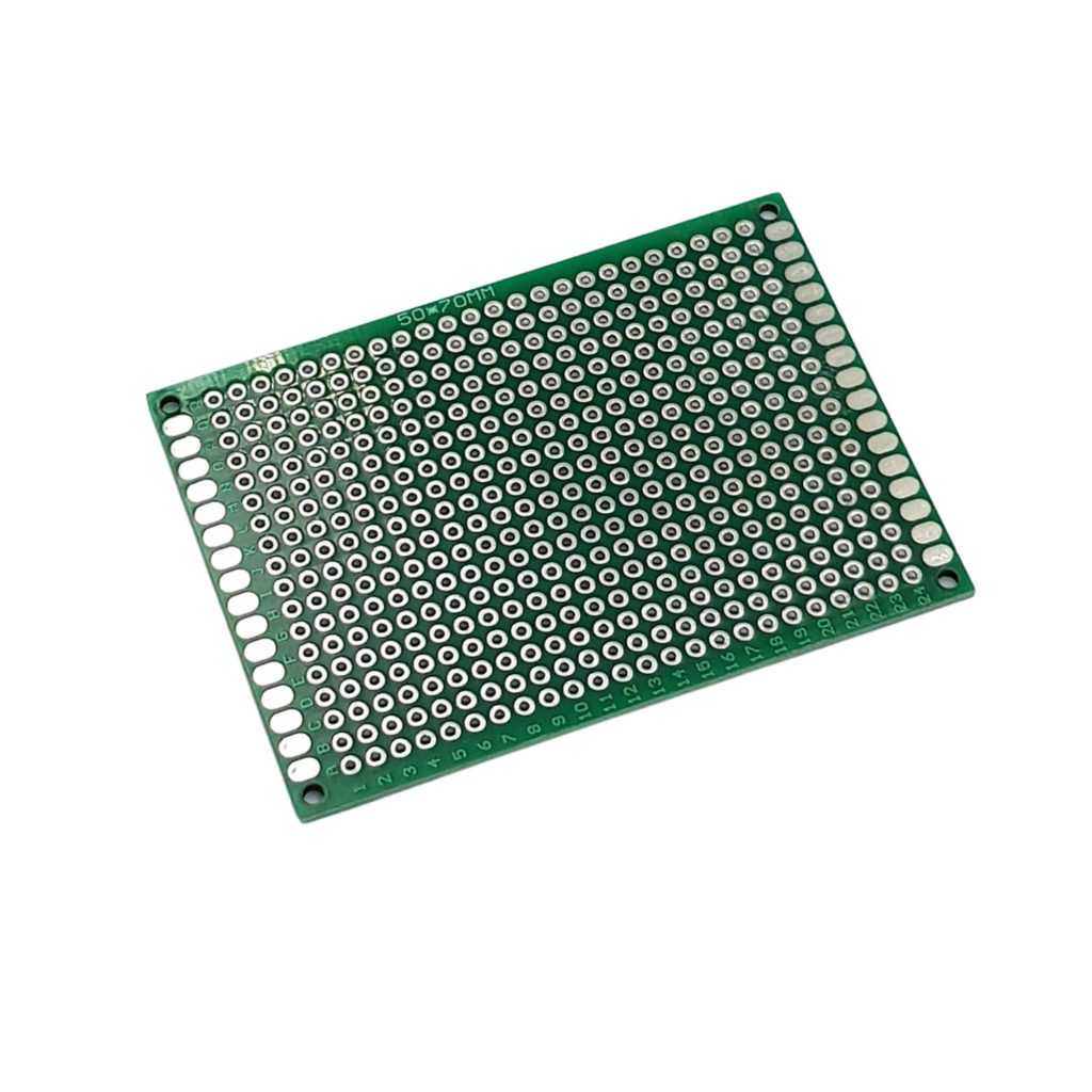 Test board hàn, Bản mạch hàn 2 mặt 5x7cm sợi thủy tinh - Nshop