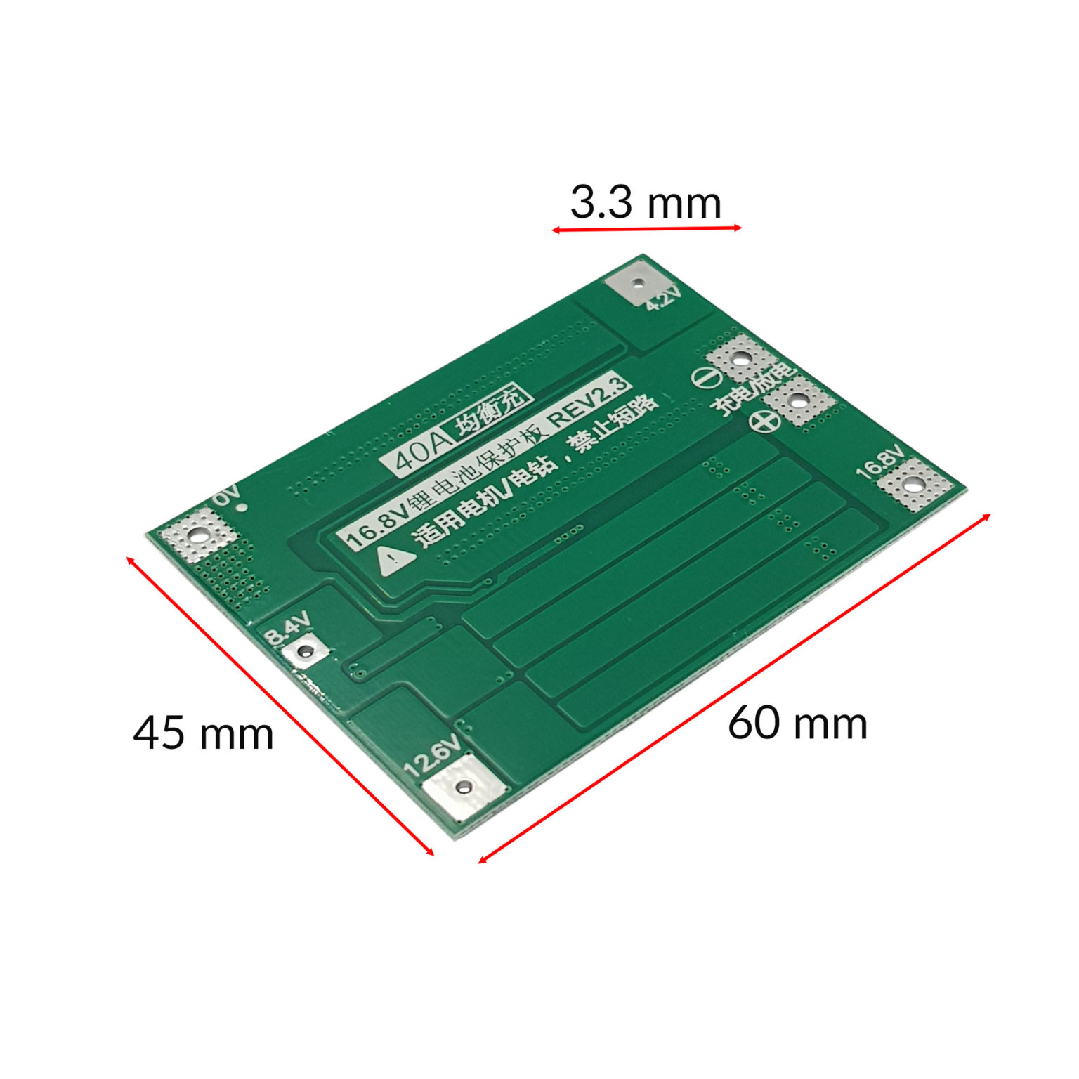 Mạch sạc và bảo vệ pin 4S 40A - Nshop