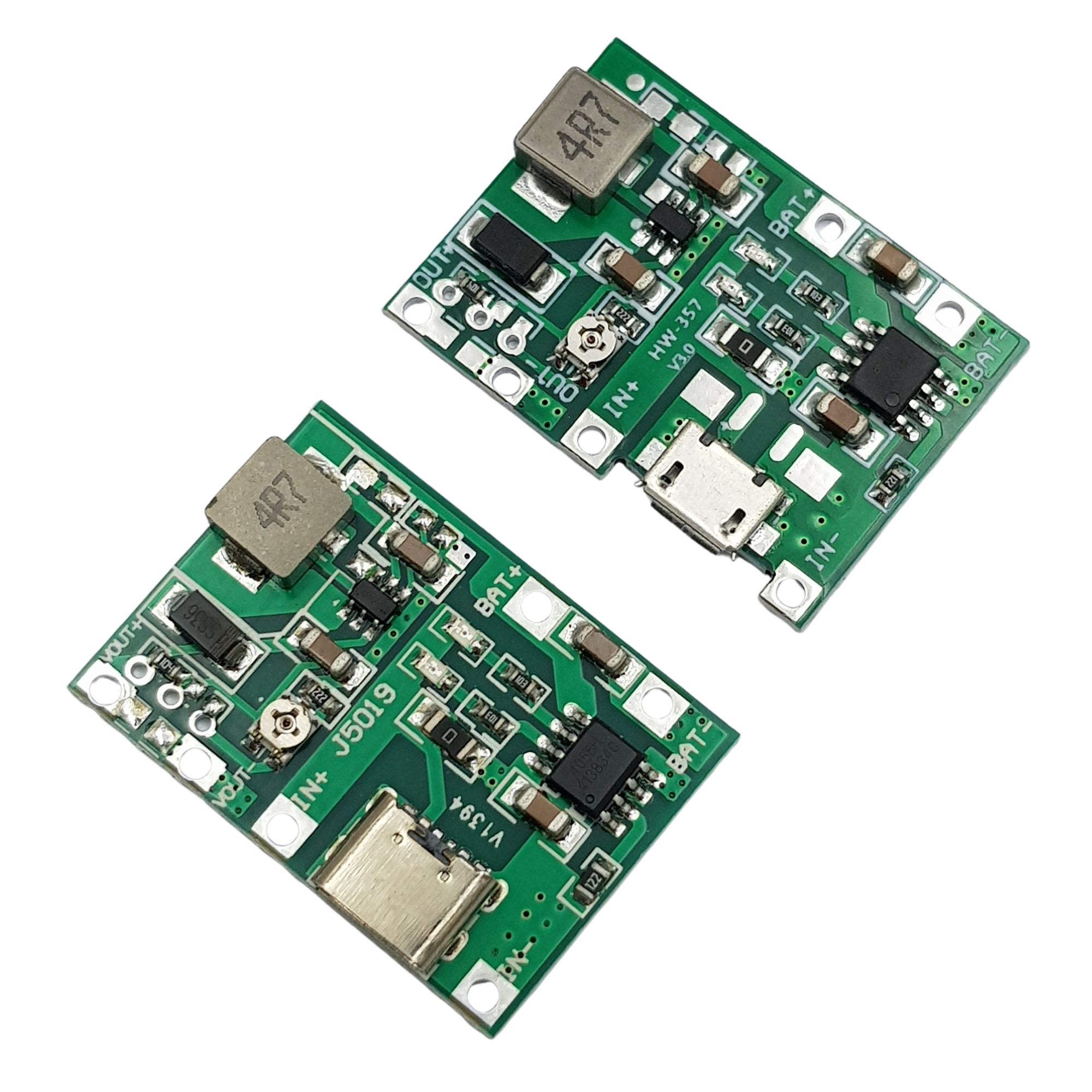 Mạch sạc pin 18650 1s tích hợp tăng áp 27v Micro USB - Nshop