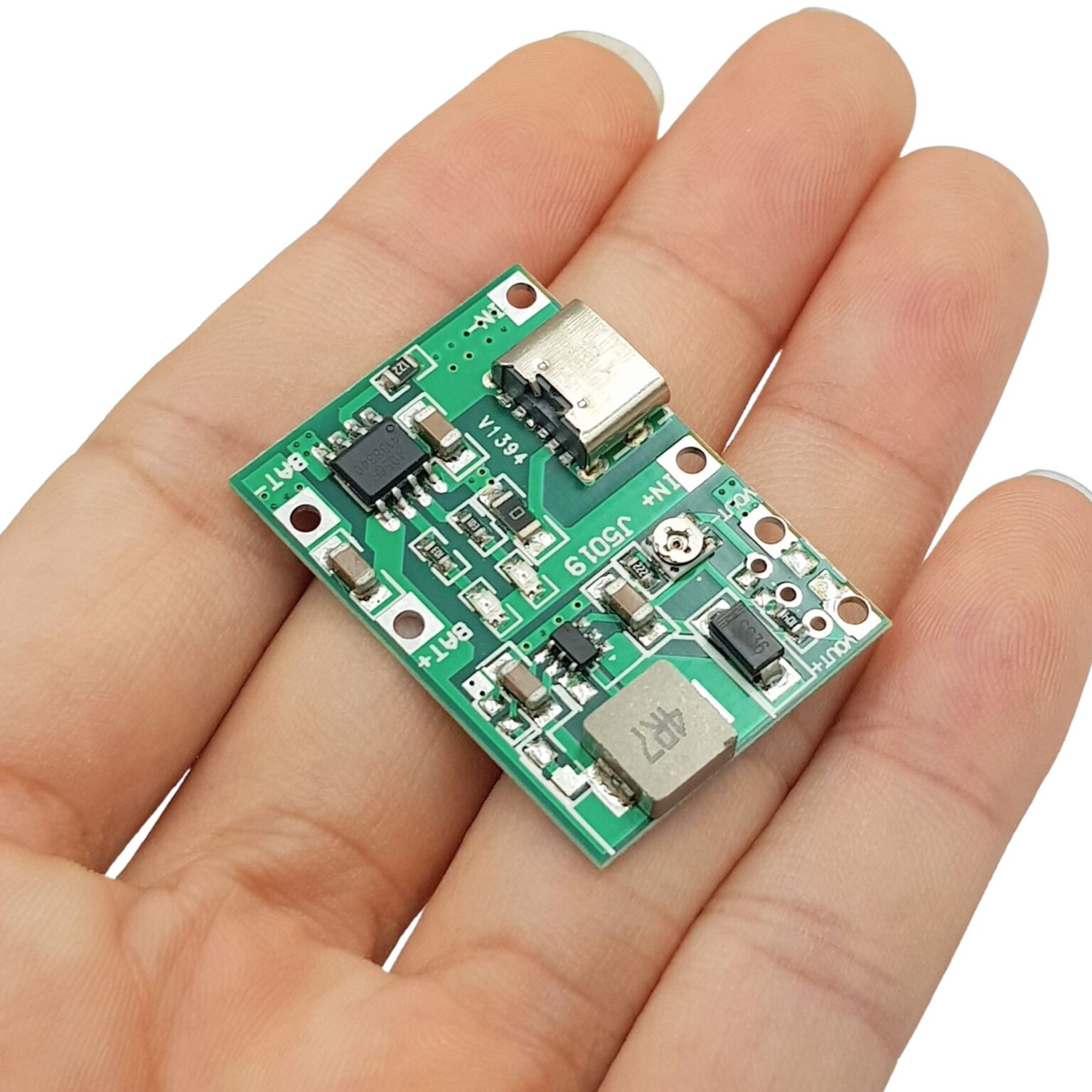 Mạch sạc pin 18650 1s tích hợp tăng áp 27v Micro USB - Nshop