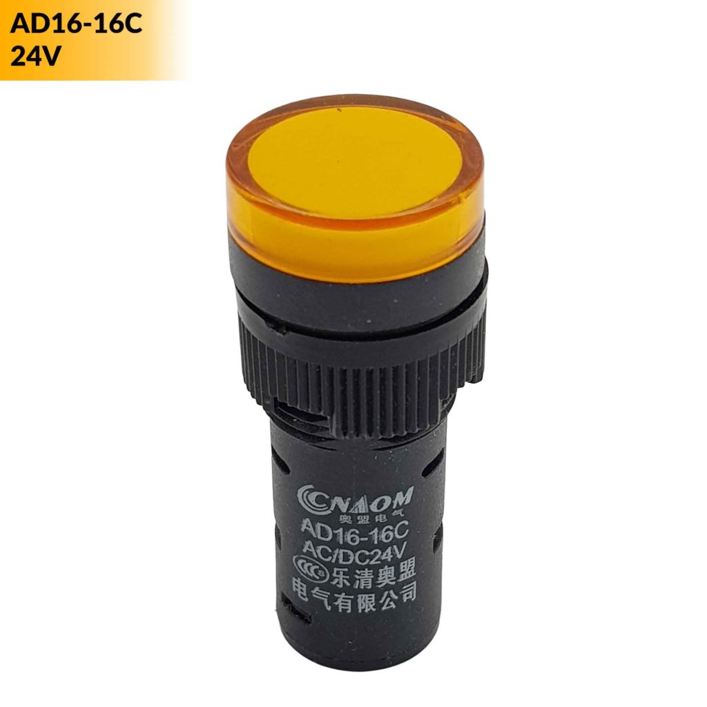 Đèn báo AD16-16C màu xanh lá 12V - Nshop