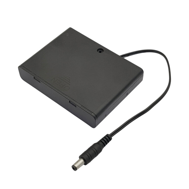 Hộp 6 pin AA có nắp và công tắc - Nshop