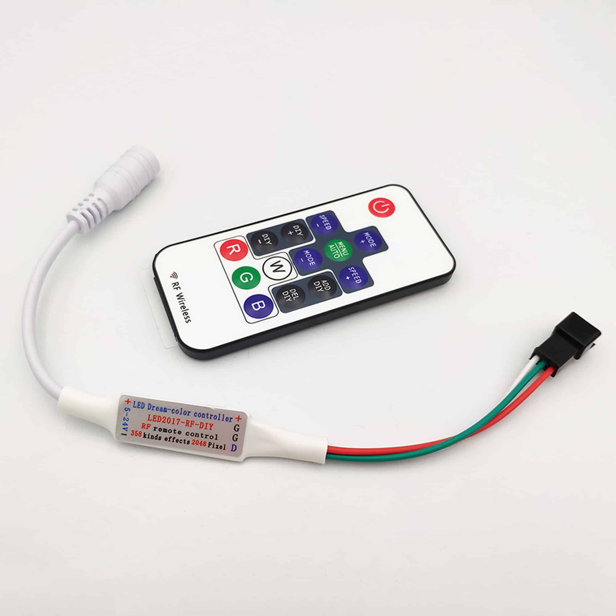 Bộ điều khiển Led WS2812 từ xa Mini Dream 14 key 5-24VDC - Nshop