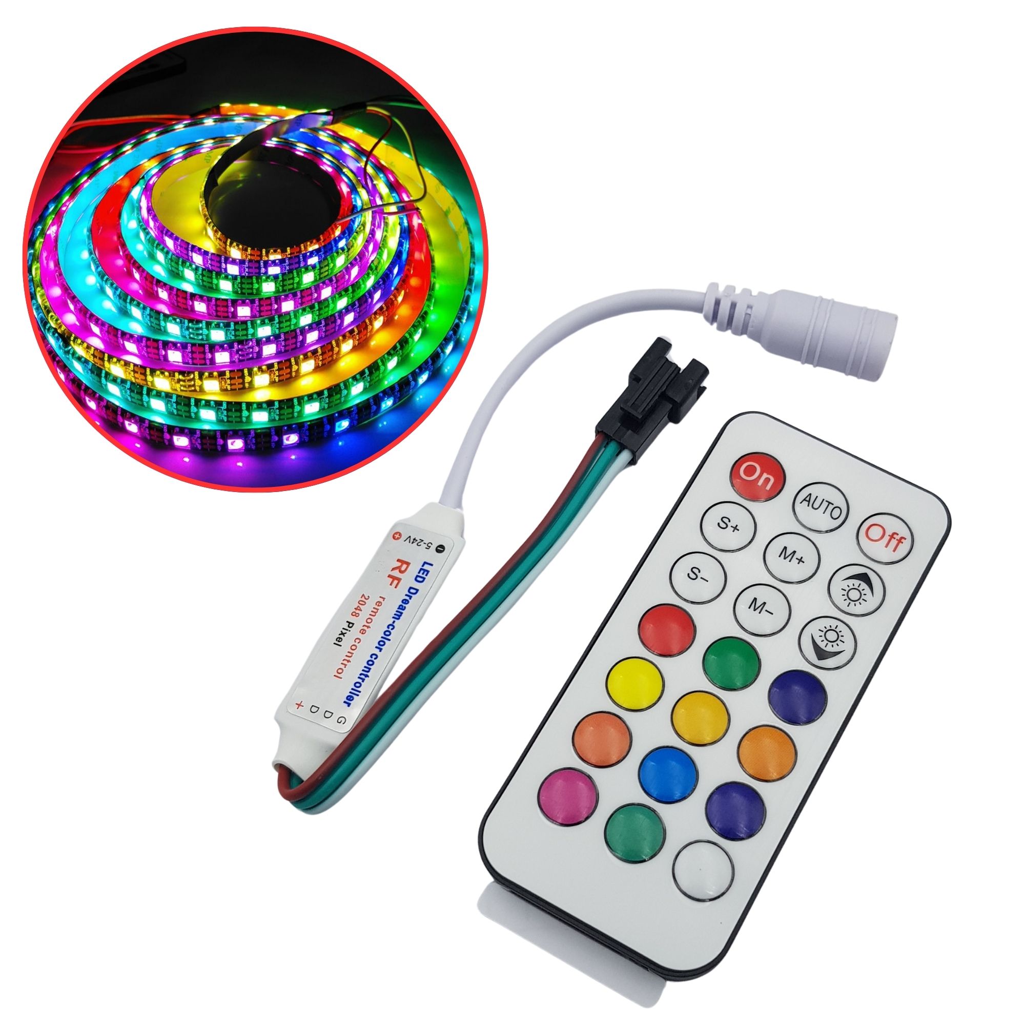 Bộ điều khiển 21 phím led mini dream color706918 - Nshop