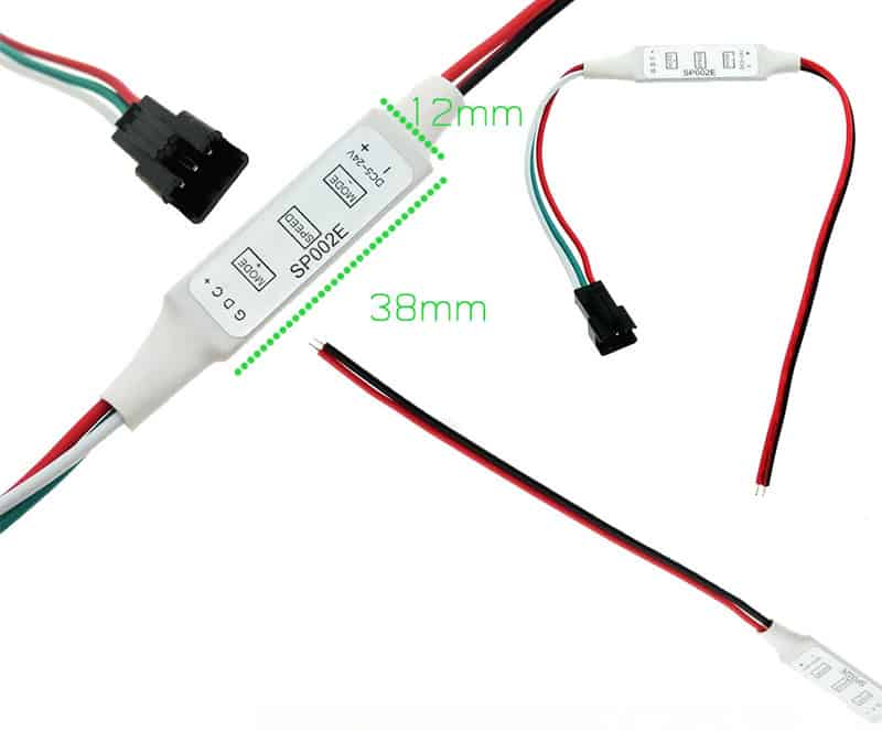 Bộ driver led WS2811 WS2812 3 nút SP002E - Nshop