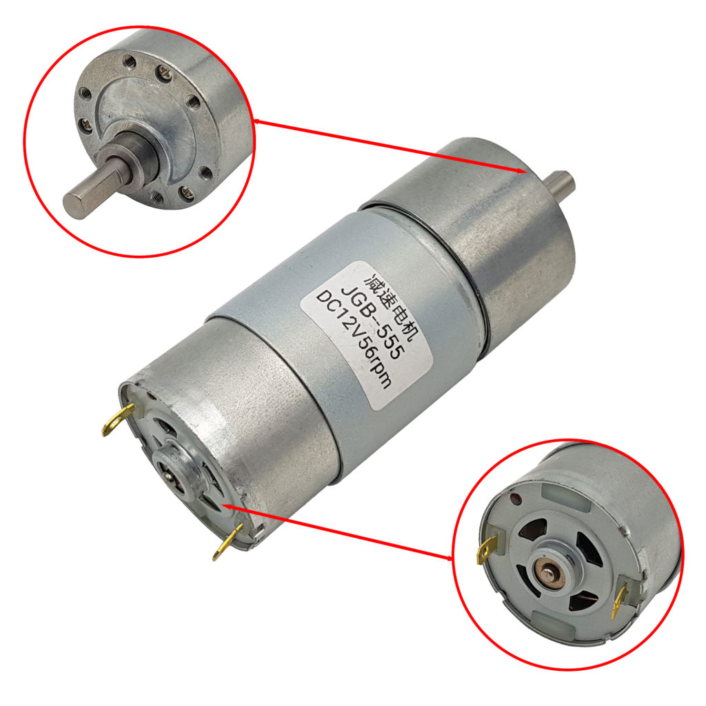 Động cơ giảm tốc JGB37-555 tốc độ 56 rpm - Nshop