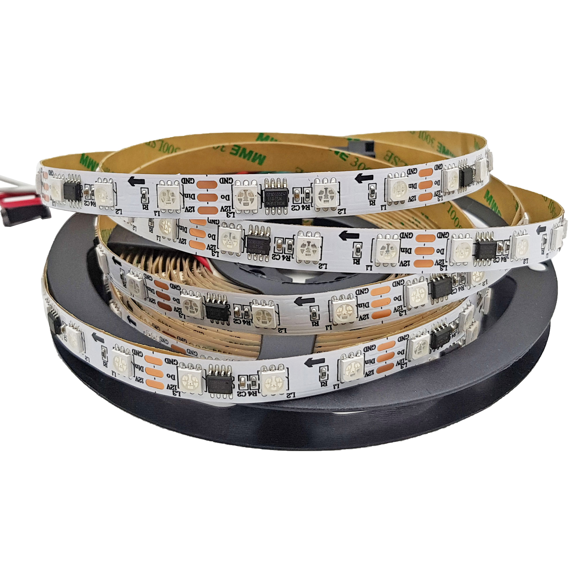 Led dây WS2811 không phủ epoxy 12VDC - Nshop