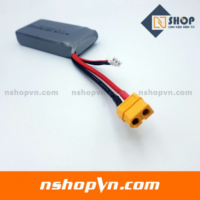 Pin Lipo 2s 7.4V 2700mAh 20C - Nshop