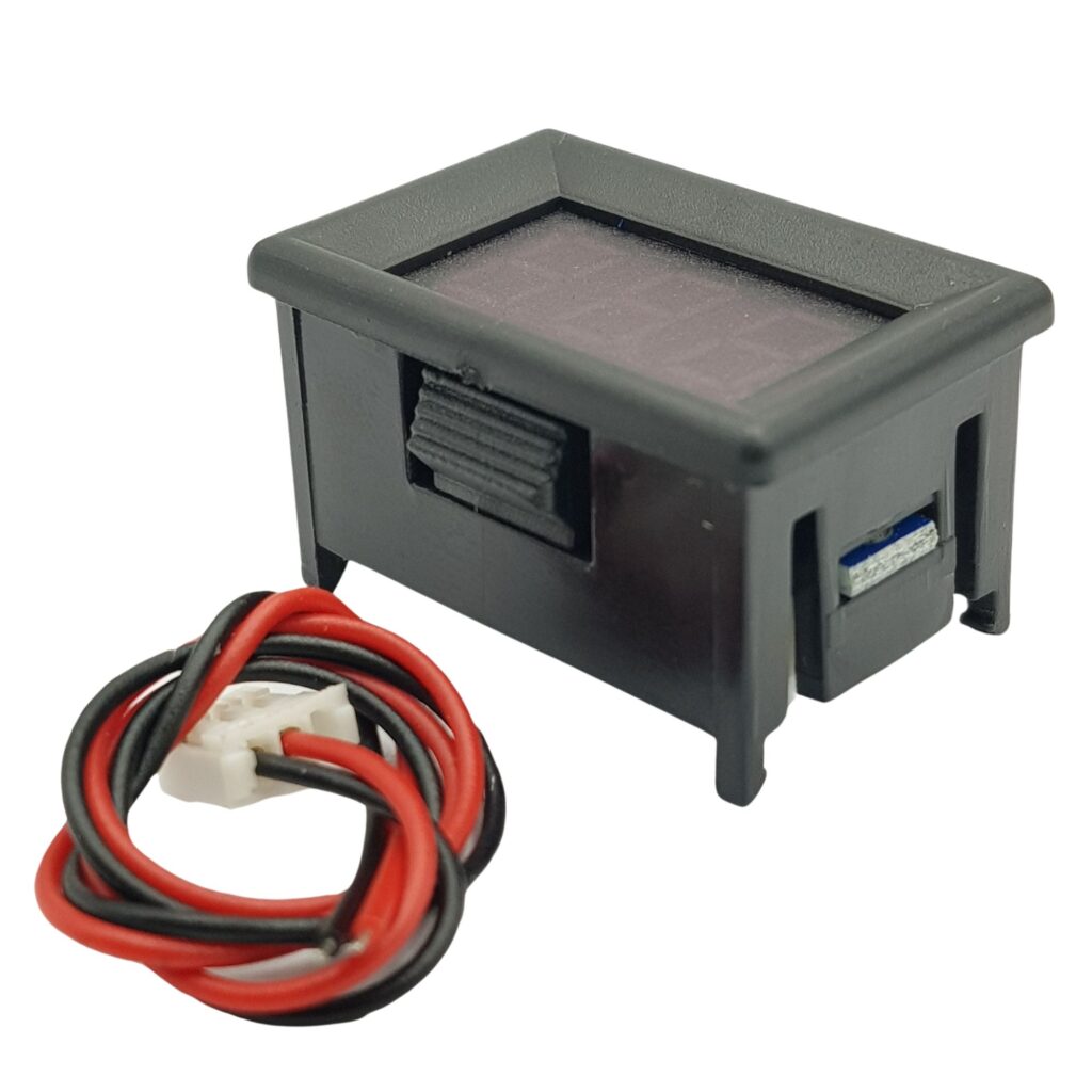 Đồng hồ đo áp DC 2 dây 30VDC 0.36 inch Xanh dương - Nshop