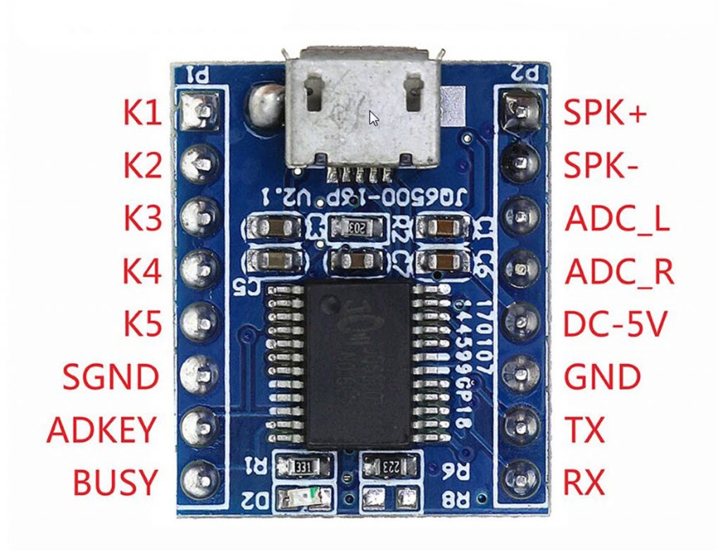 Module phát âm thanh MP3 JQ6500 - Nshop