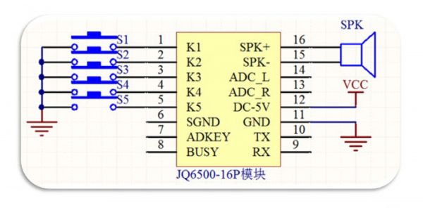 Module phát âm thanh MP3 JQ6500 - Nshop