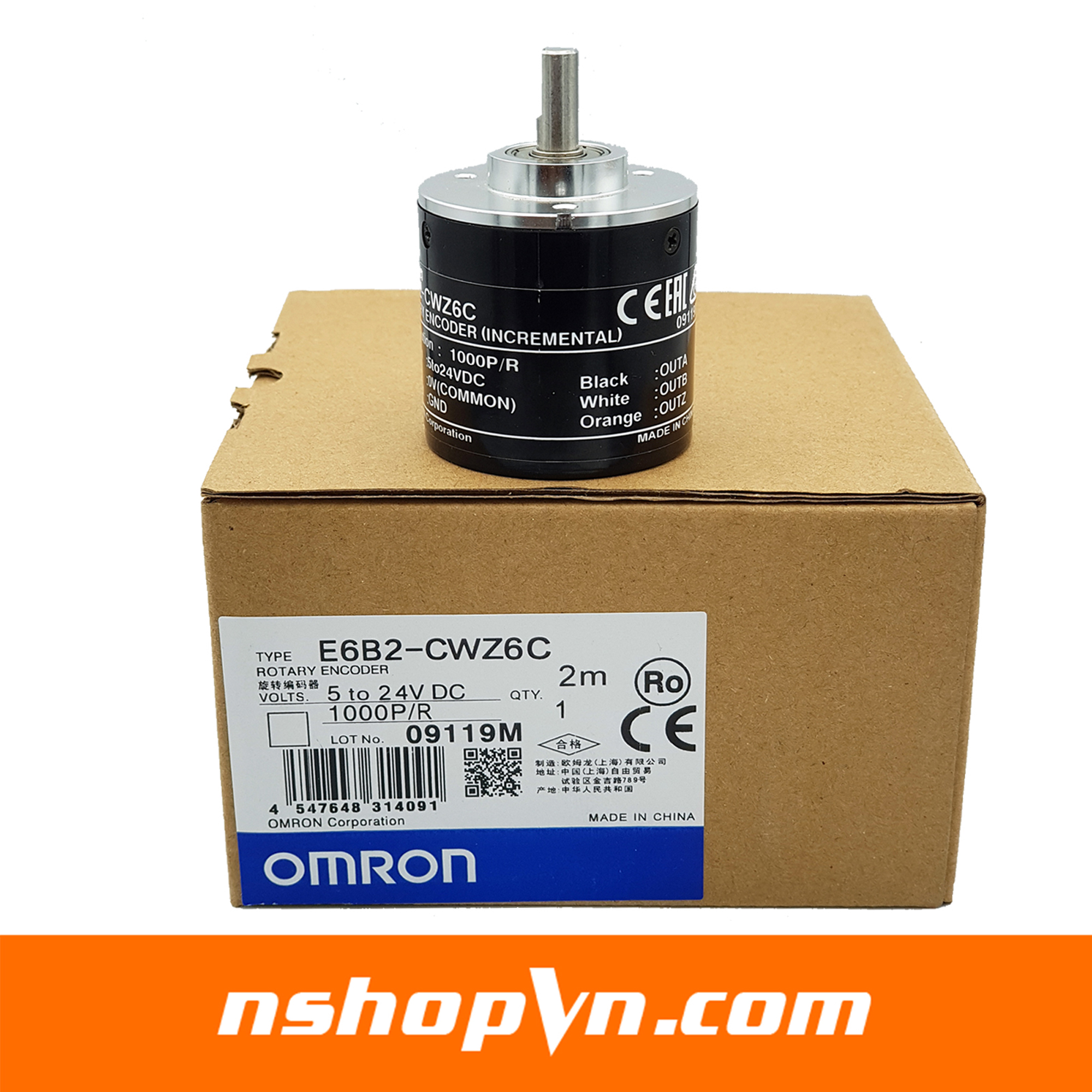 Encoder Omron E6B2 - CWZ6C 1000 xung 2000 xung - Nshop