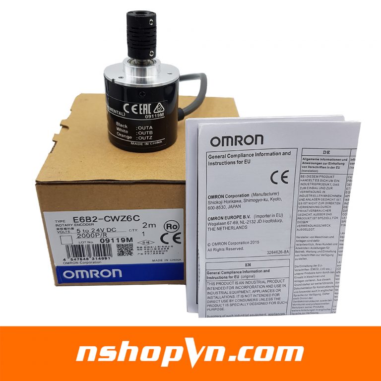 Encoder Omron E6B2 - CWZ6C 1000 xung 2000 xung Loại 1000 xung - Nshop