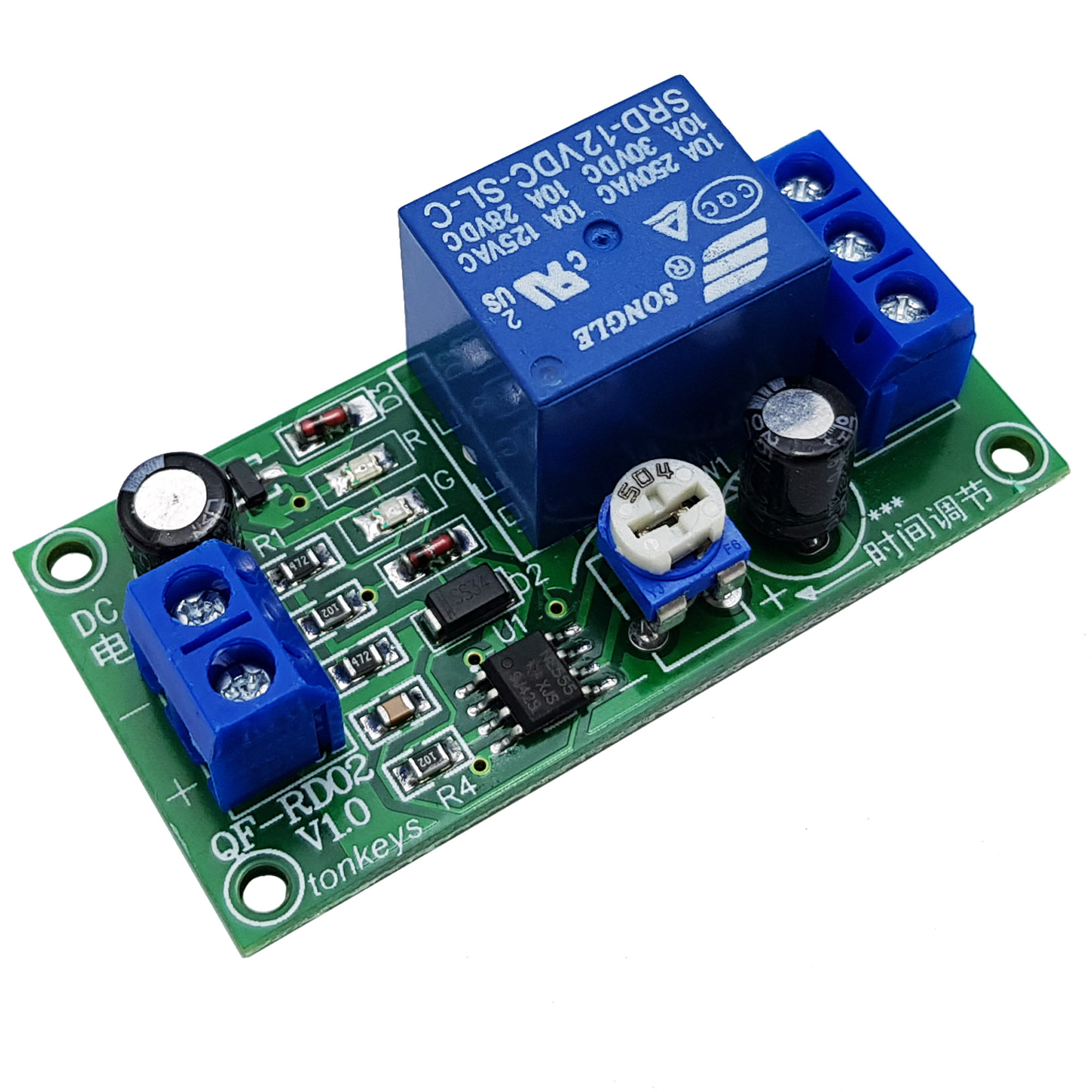 Module relay tạo trễ 0 - 60s QF-RD02 V1.0 - Nshop